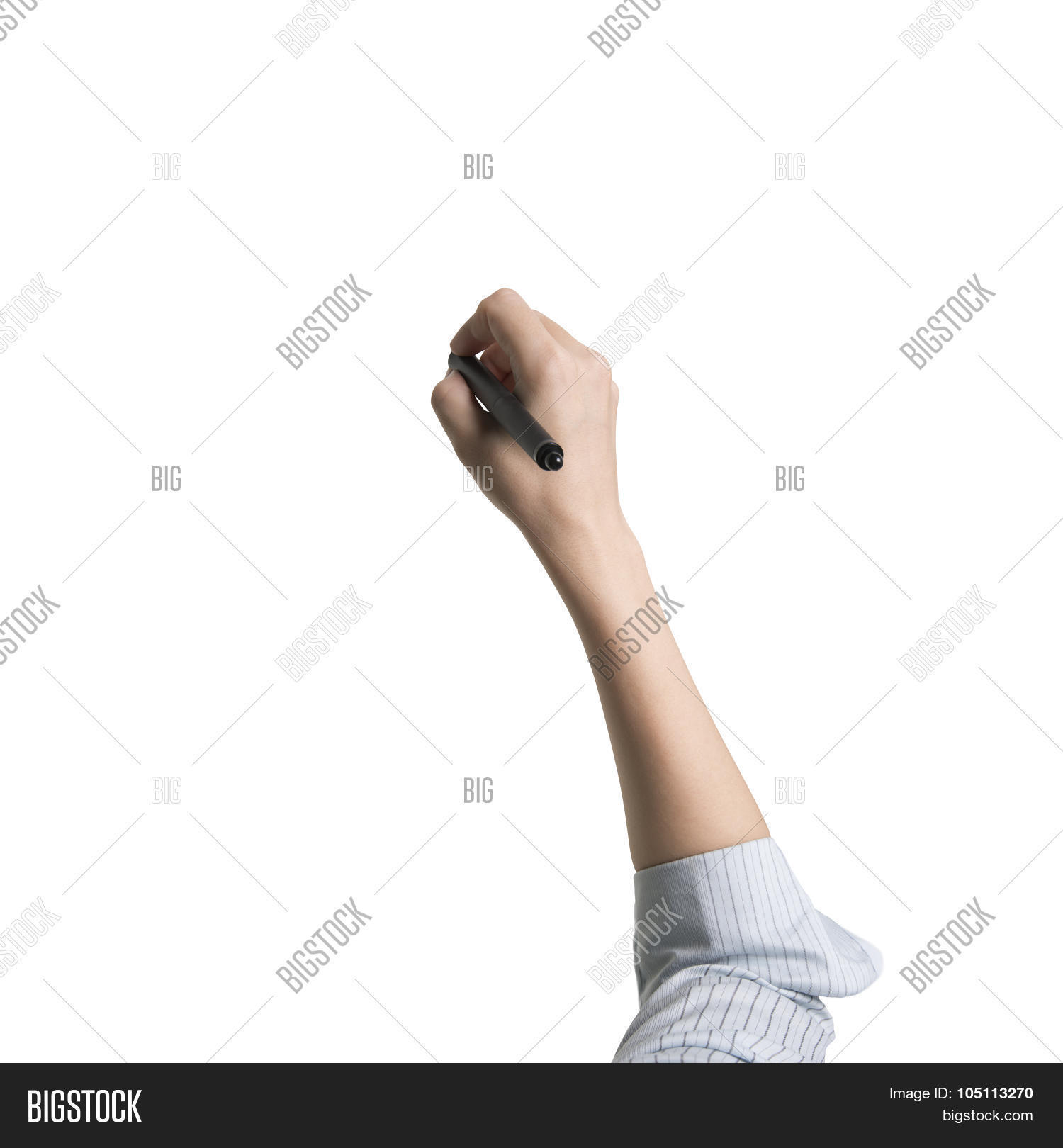 Woman Hand Holding Pen Image & Photo (Free Trial) | Bigstock
