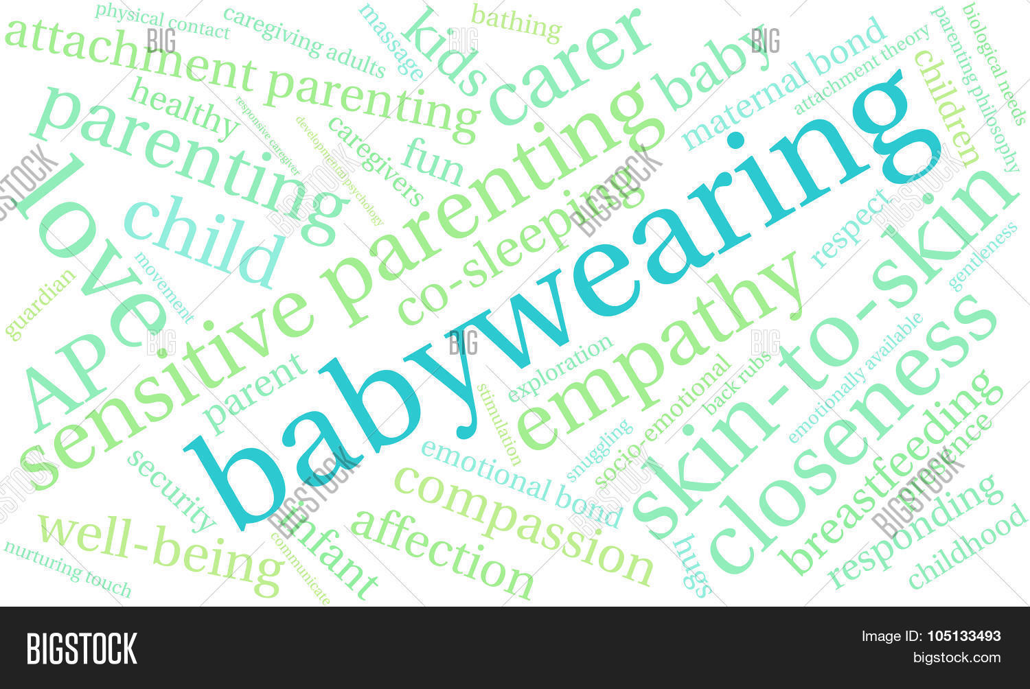 Baby Wearing Word Vector & Photo (Free Trial) | Bigstock