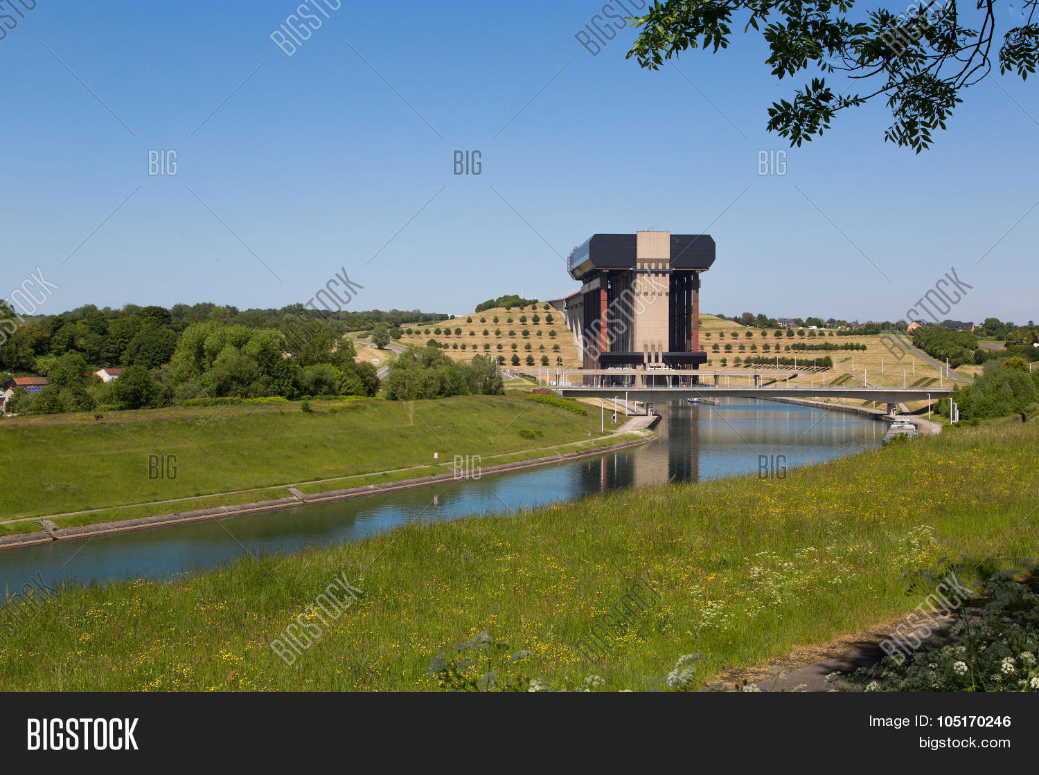 Canal Du Centre - Image & Photo (Free Trial) | Bigstock