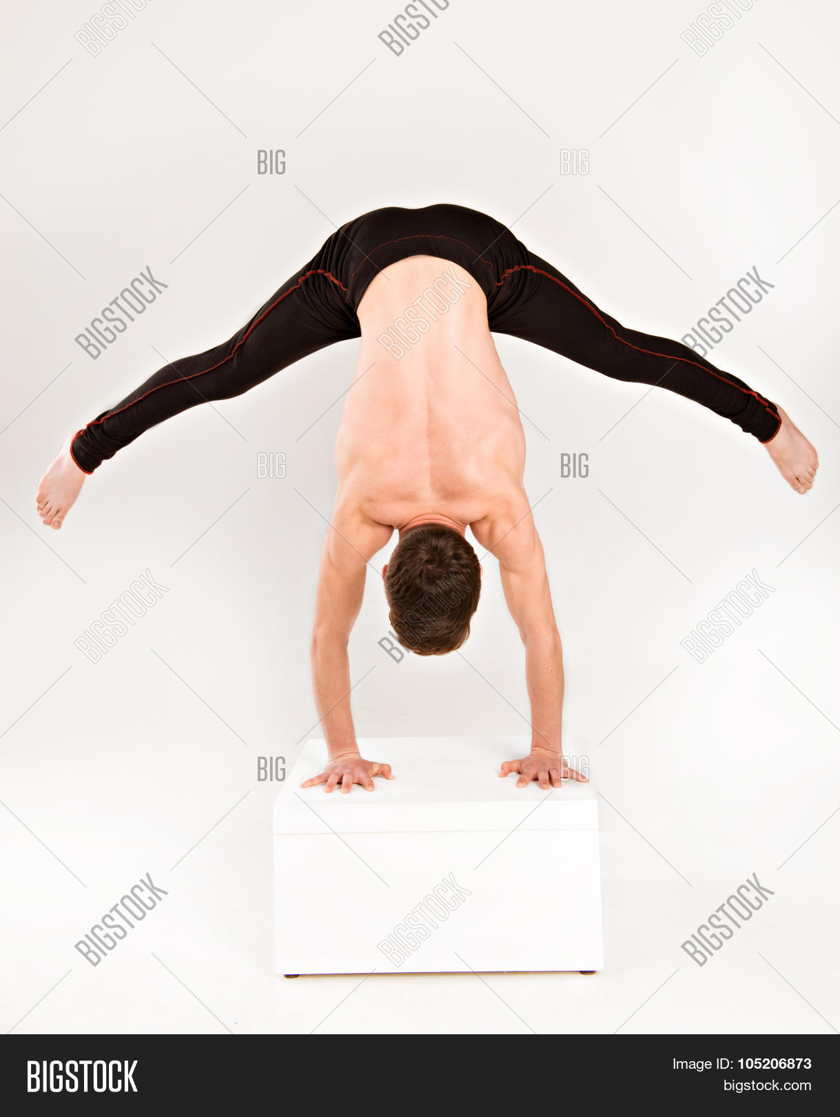 Man Stretch Gymnastic Image & Photo (Free Trial) | Bigstock