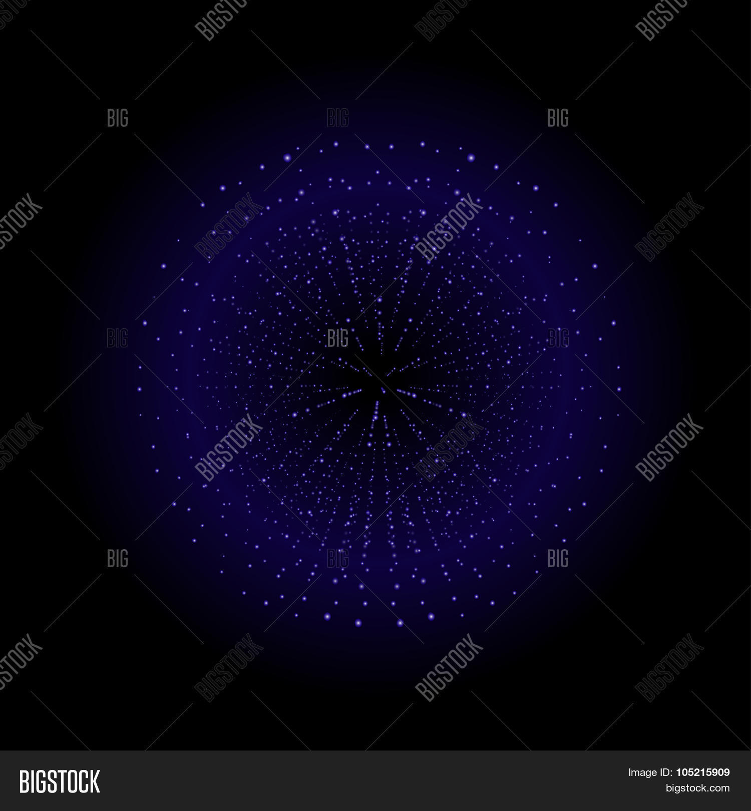Explosion. Dark Blue Vector & Photo (Free Trial) | Bigstock