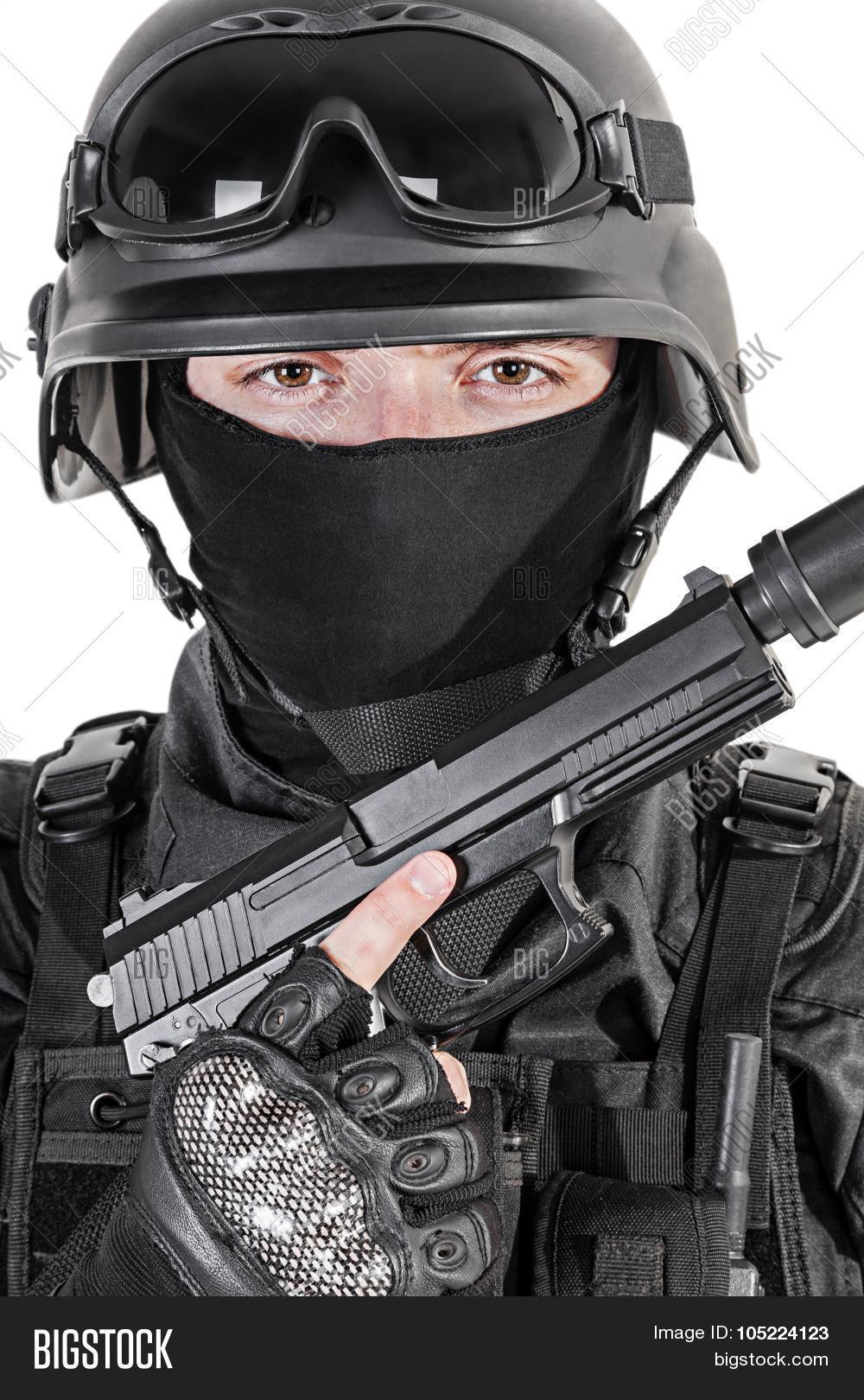 SWAT Police Officer Image & Photo (Free Trial) | Bigstock