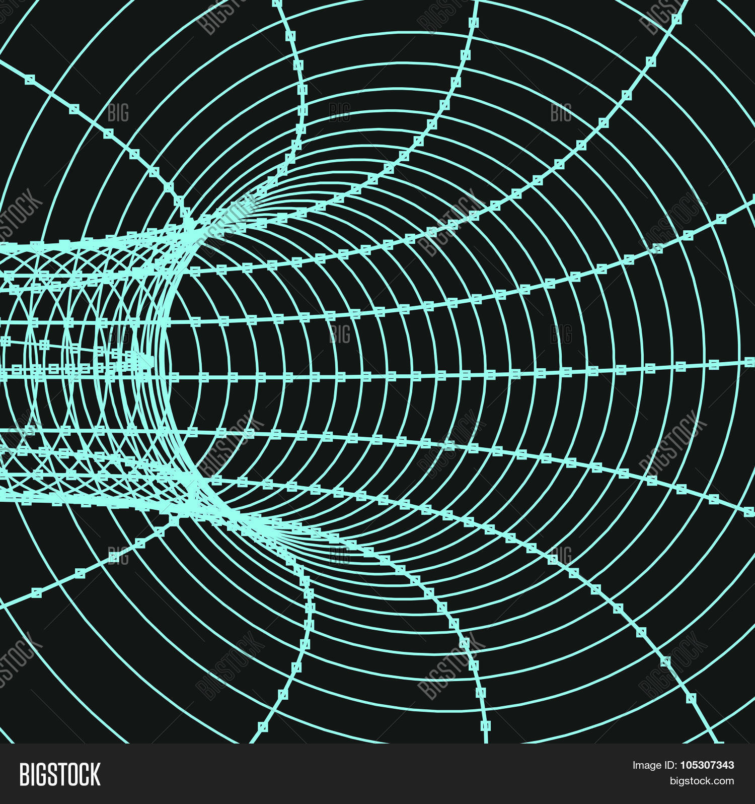 3d Abstract Tunnel Vector & Photo (Free Trial) | Bigstock