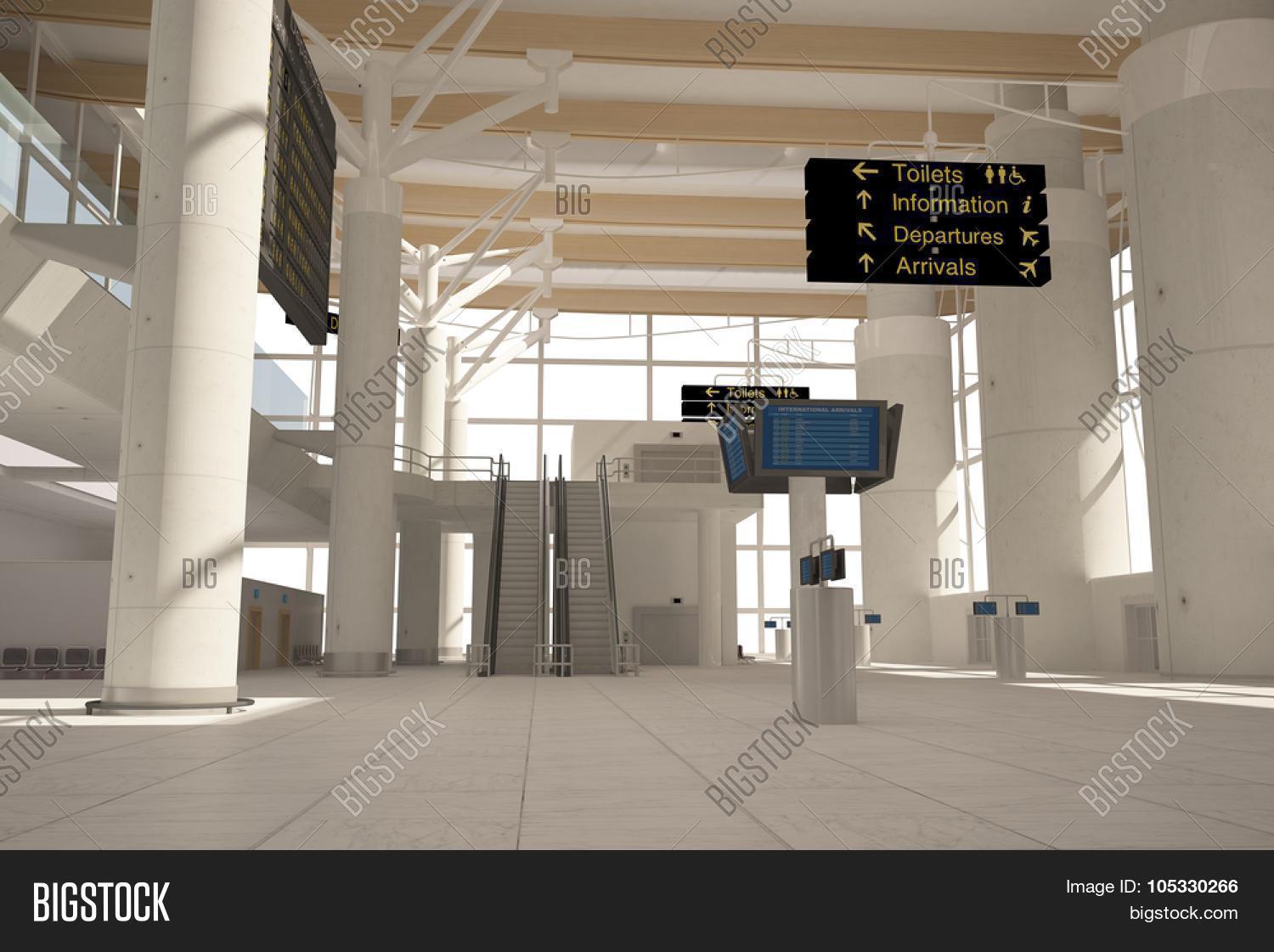 Airport Terminal Check Image & Photo (Free Trial) | Bigstock