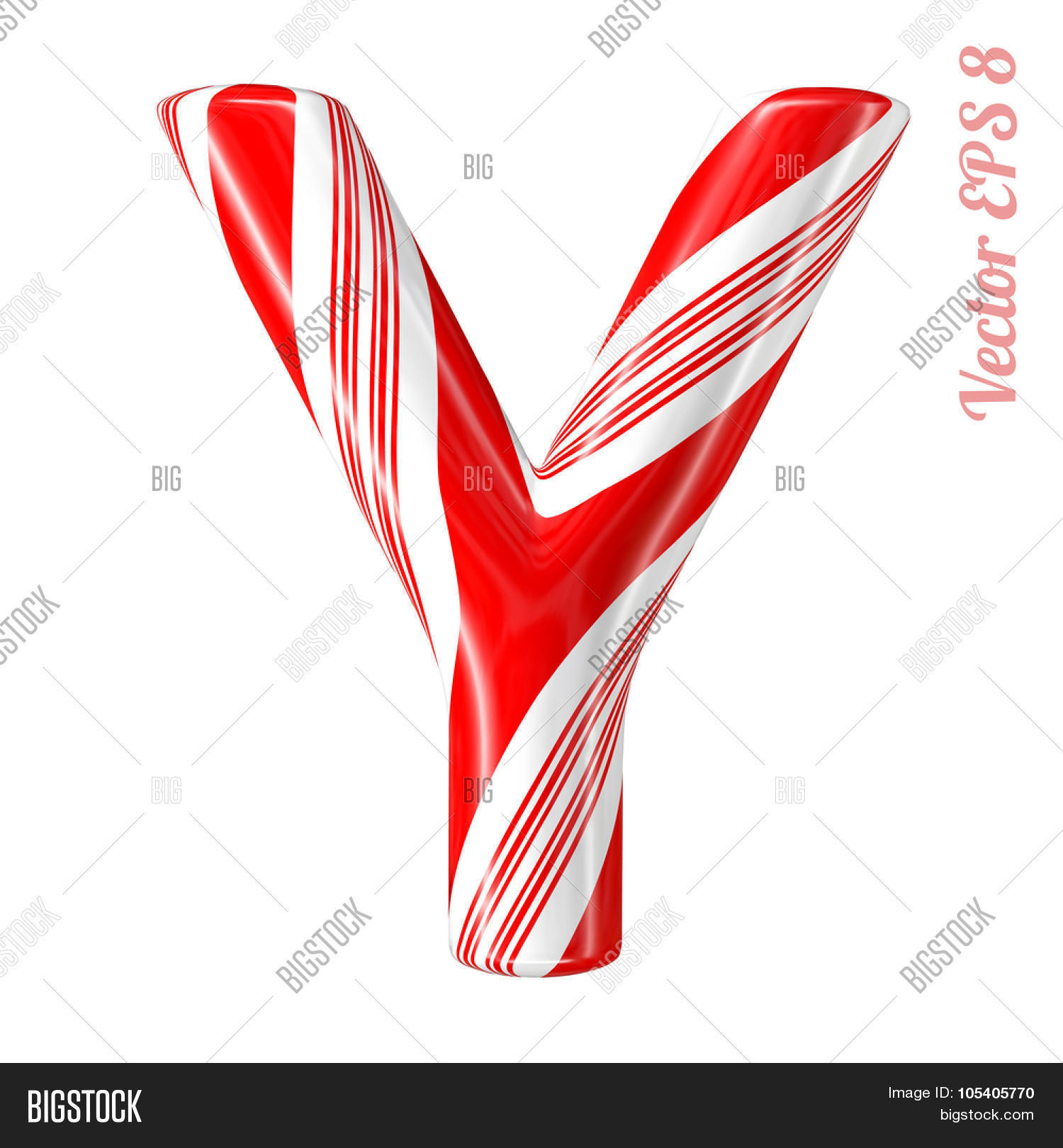 Mint Hard Candy Cane Vector & Photo (Free Trial) | Bigstock