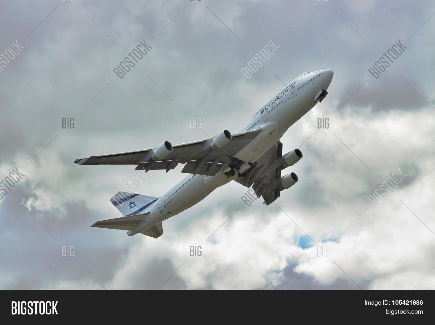 El Al Boeing 747 Image & Photo (Free Trial) | Bigstock