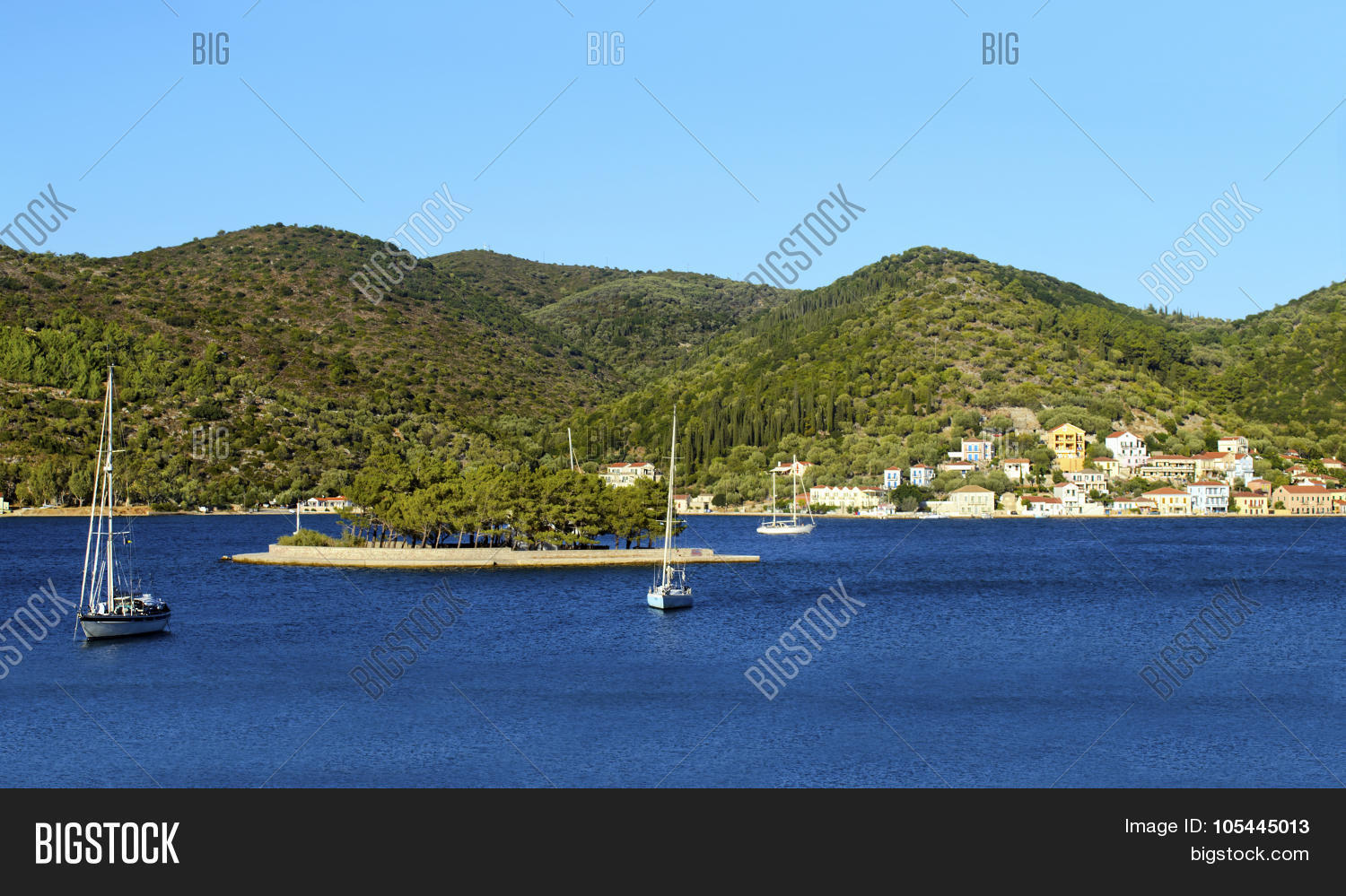Vathy Ithaca Greece Image & Photo (Free Trial) | Bigstock