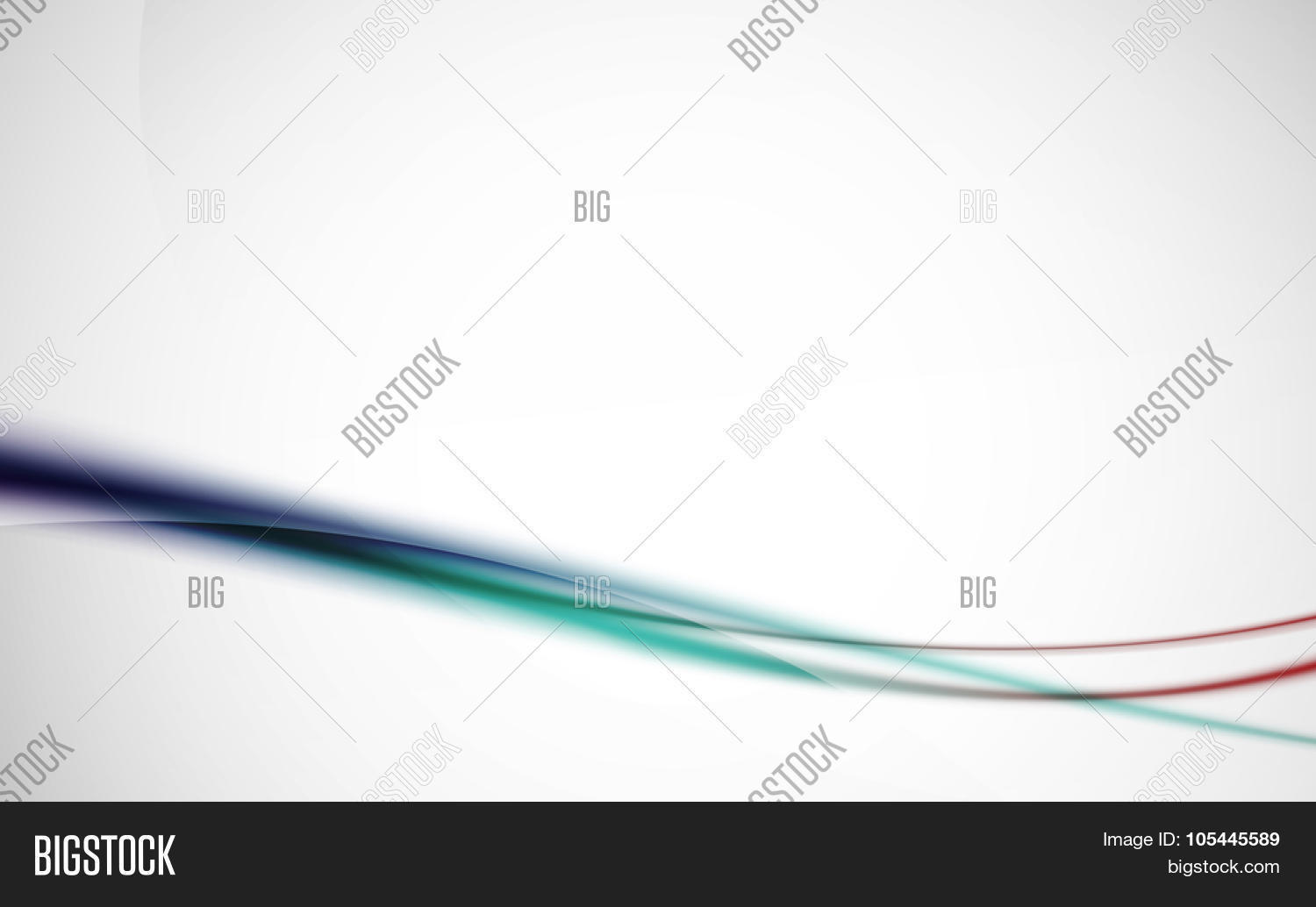 Blue Red Wave Line Image & Photo (Free Trial) | Bigstock