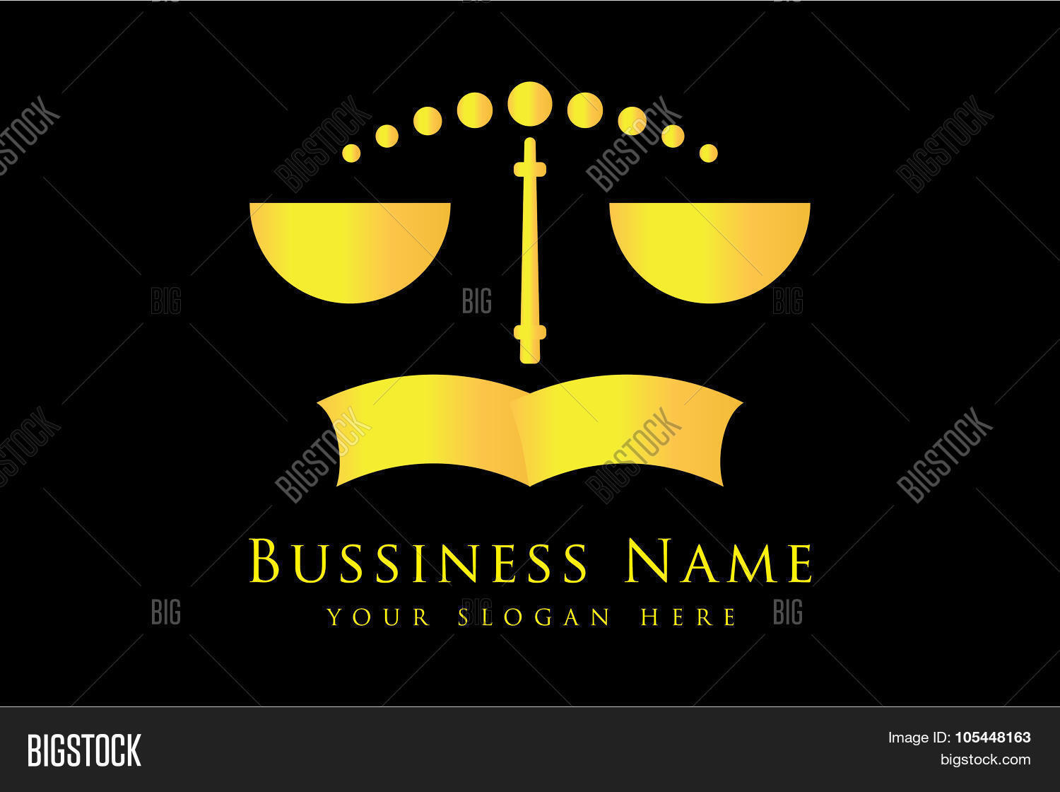 Law Symbol Logo Icon Vector & Photo (Free Trial) | Bigstock