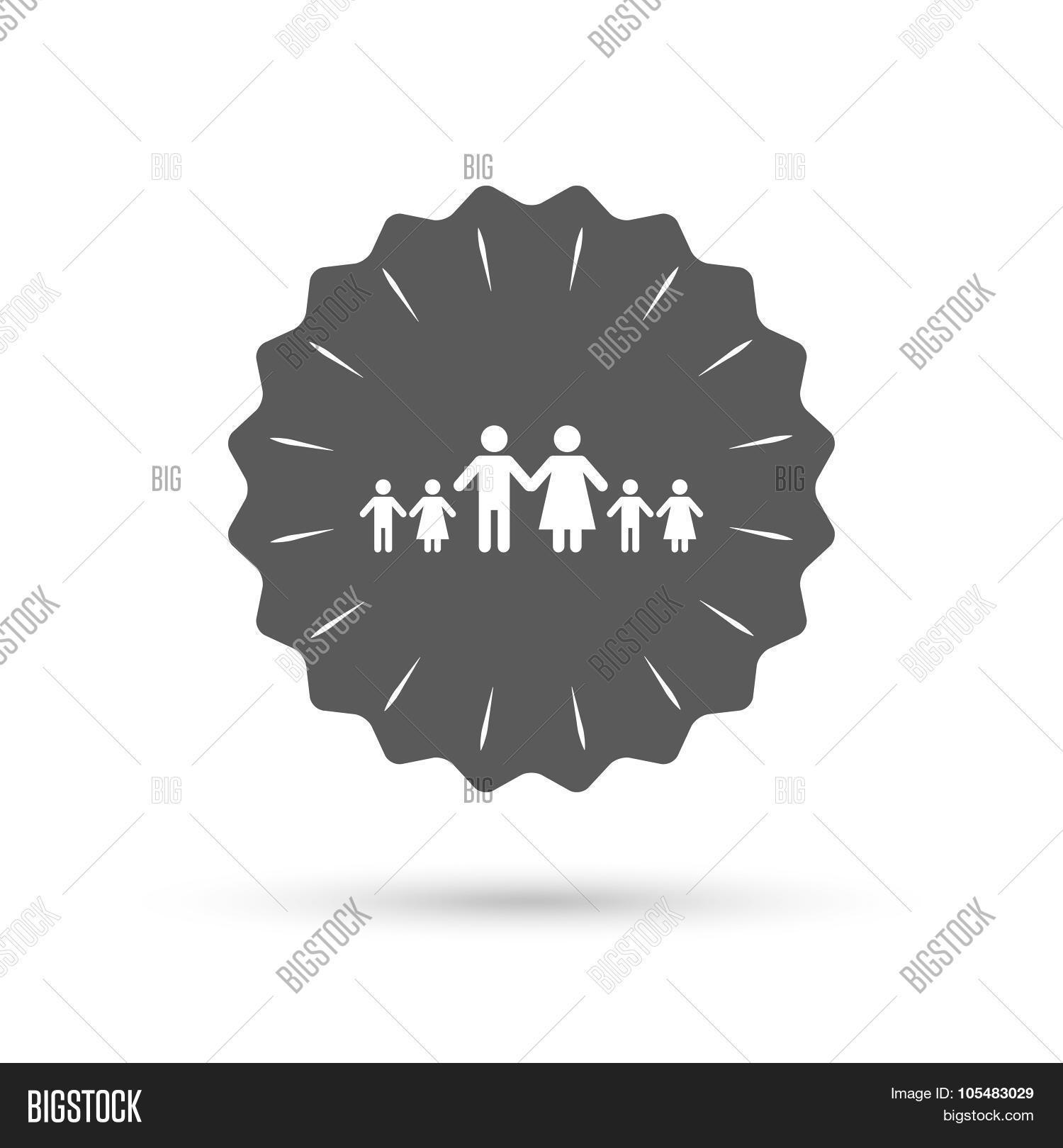 Complete Large Family Vector & Photo (Free Trial) | Bigstock
