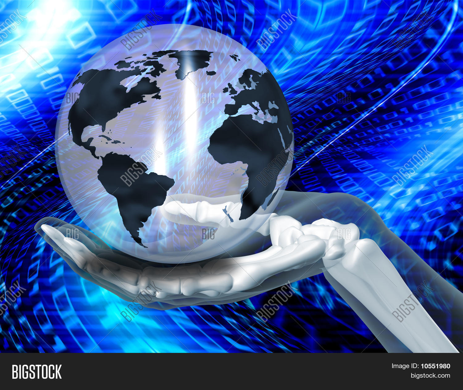 Skeleton Hand Holding Image & Photo (Free Trial) | Bigstock