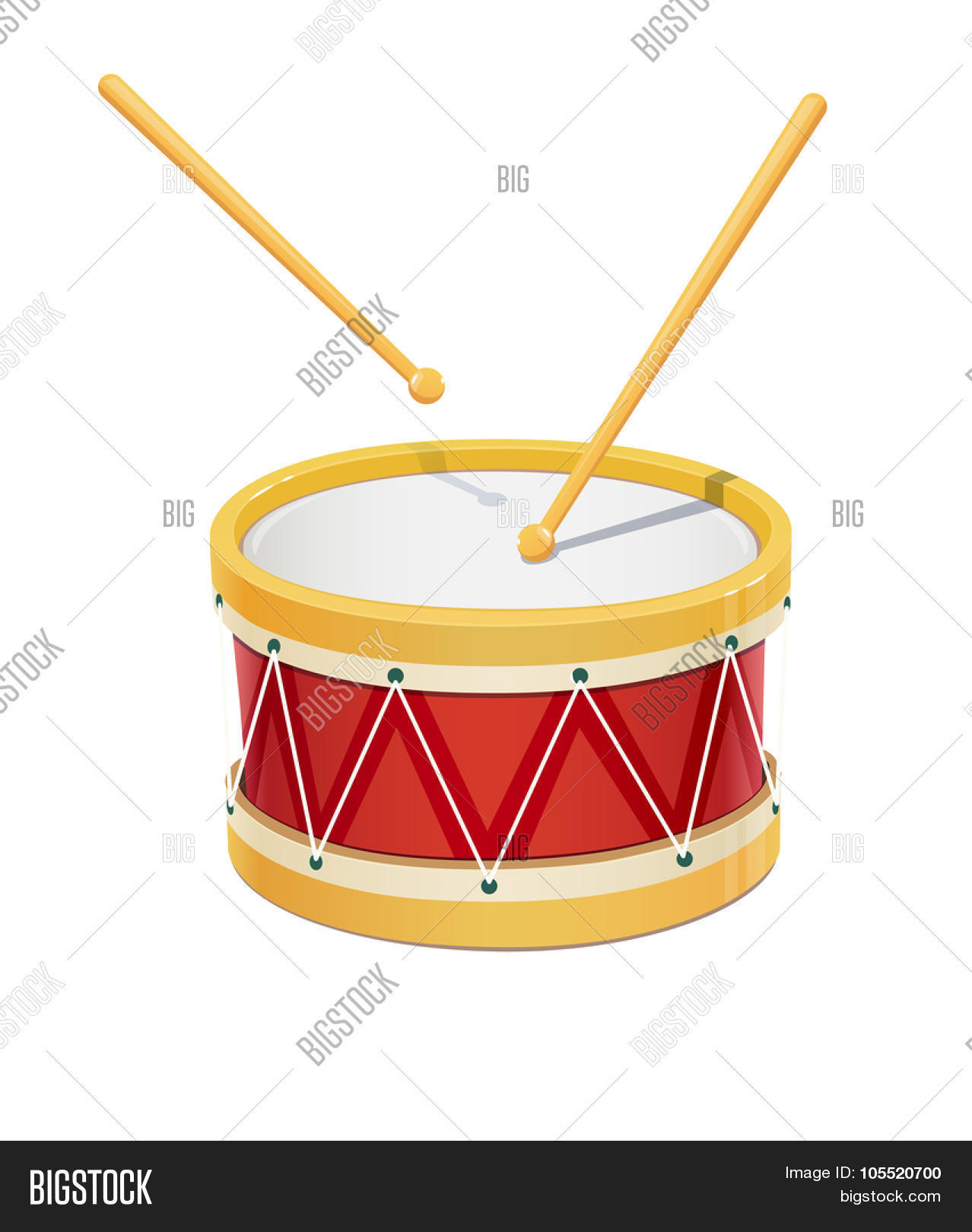 Drum. Music Vector & Photo (Free Trial) | Bigstock