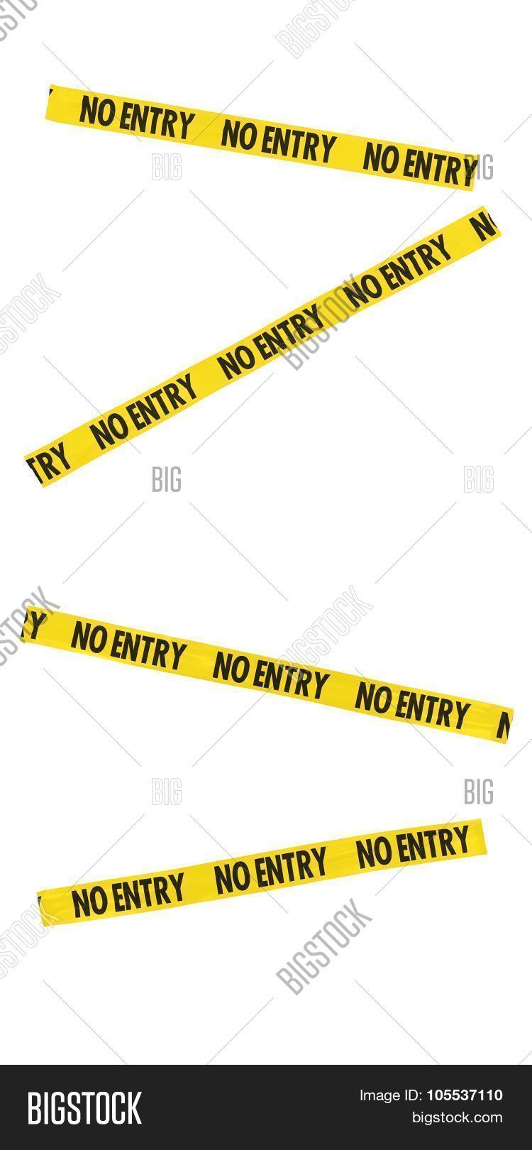 Yellow Black No Entry Image & Photo (Free Trial) | Bigstock