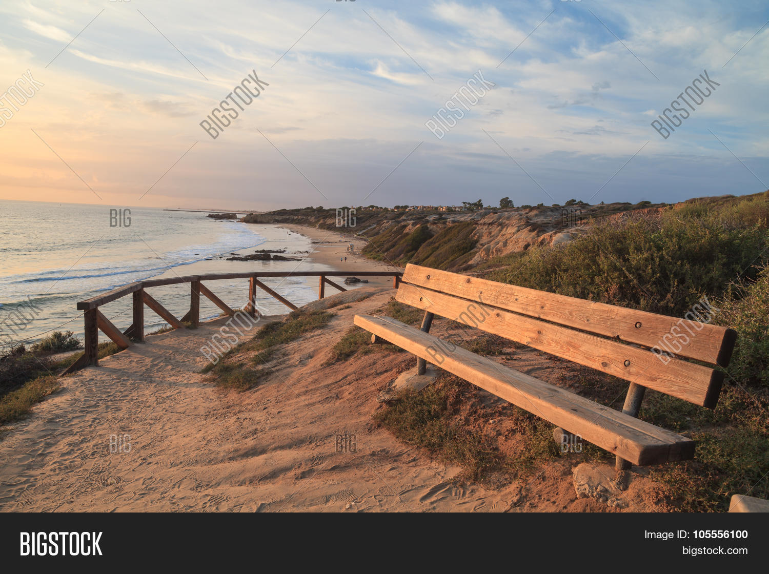 Bench Sunset Crystal Image & Photo (Free Trial) | Bigstock