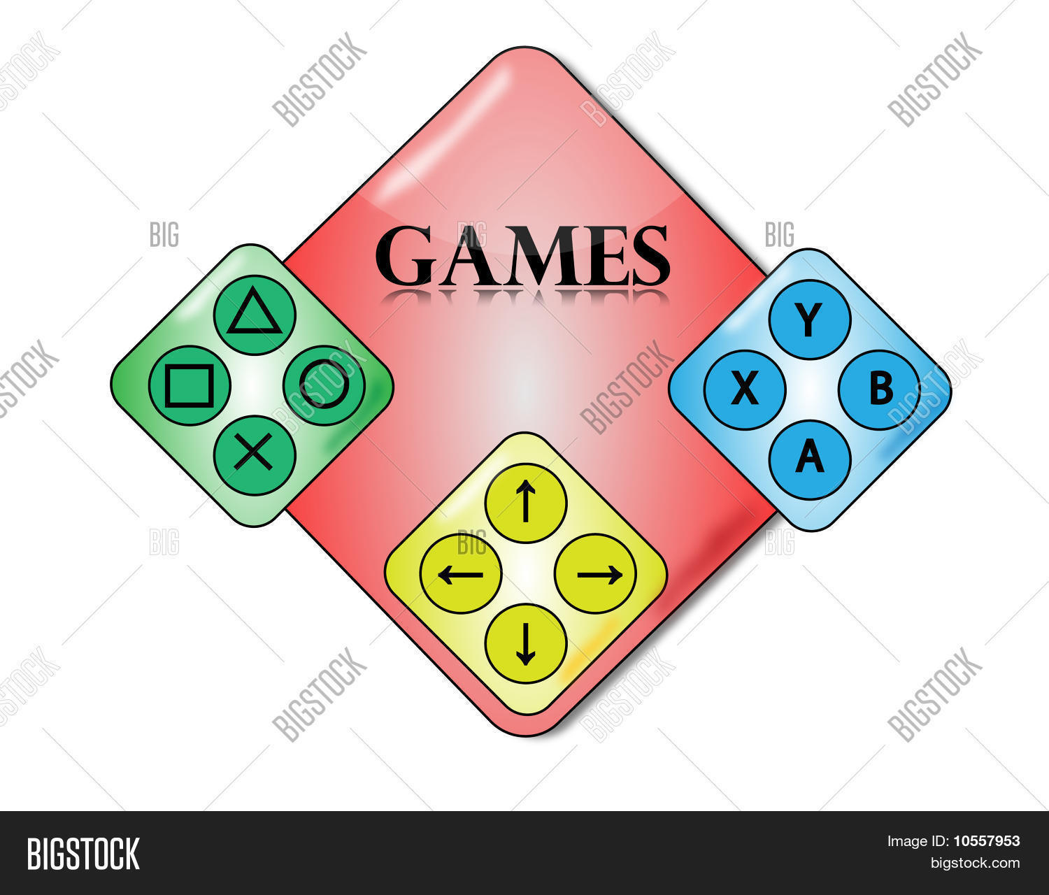 Video Games Symbol Vector & Photo (Free Trial) | Bigstock