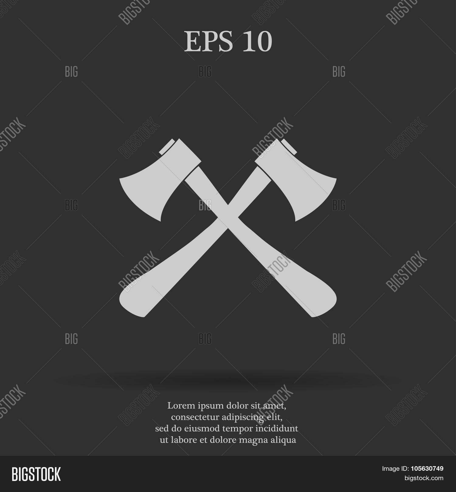 Ax Icon. Axe Symbol Vector & Photo (Free Trial) | Bigstock