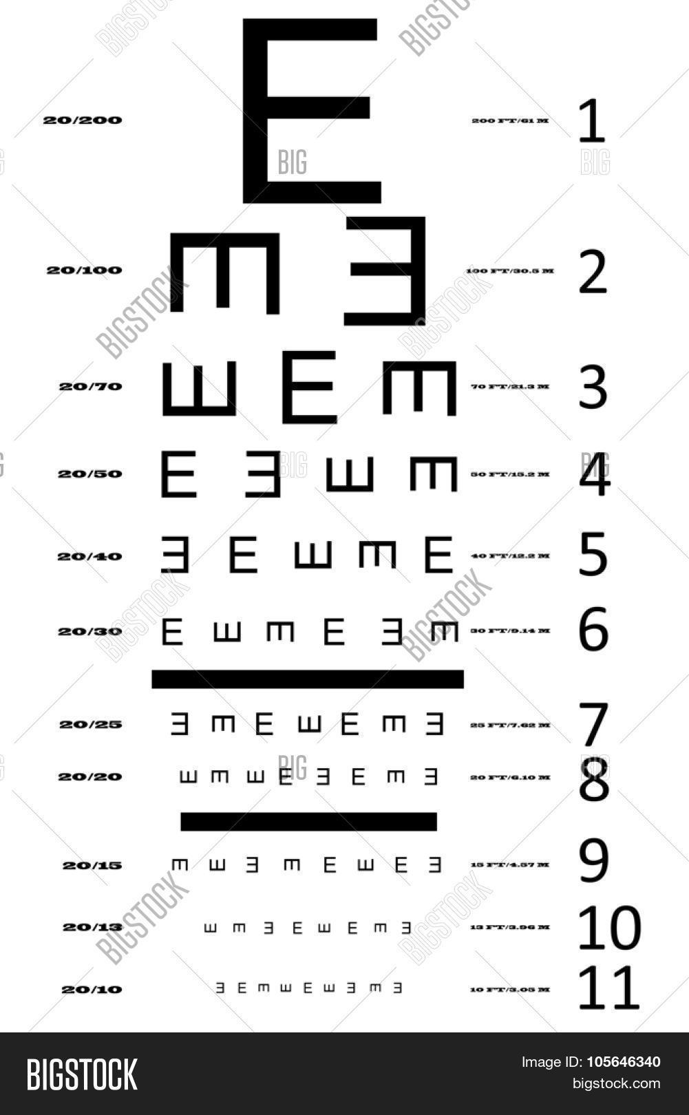 Eye Sight Test 图片和照片（免费试用） | Bigstock
