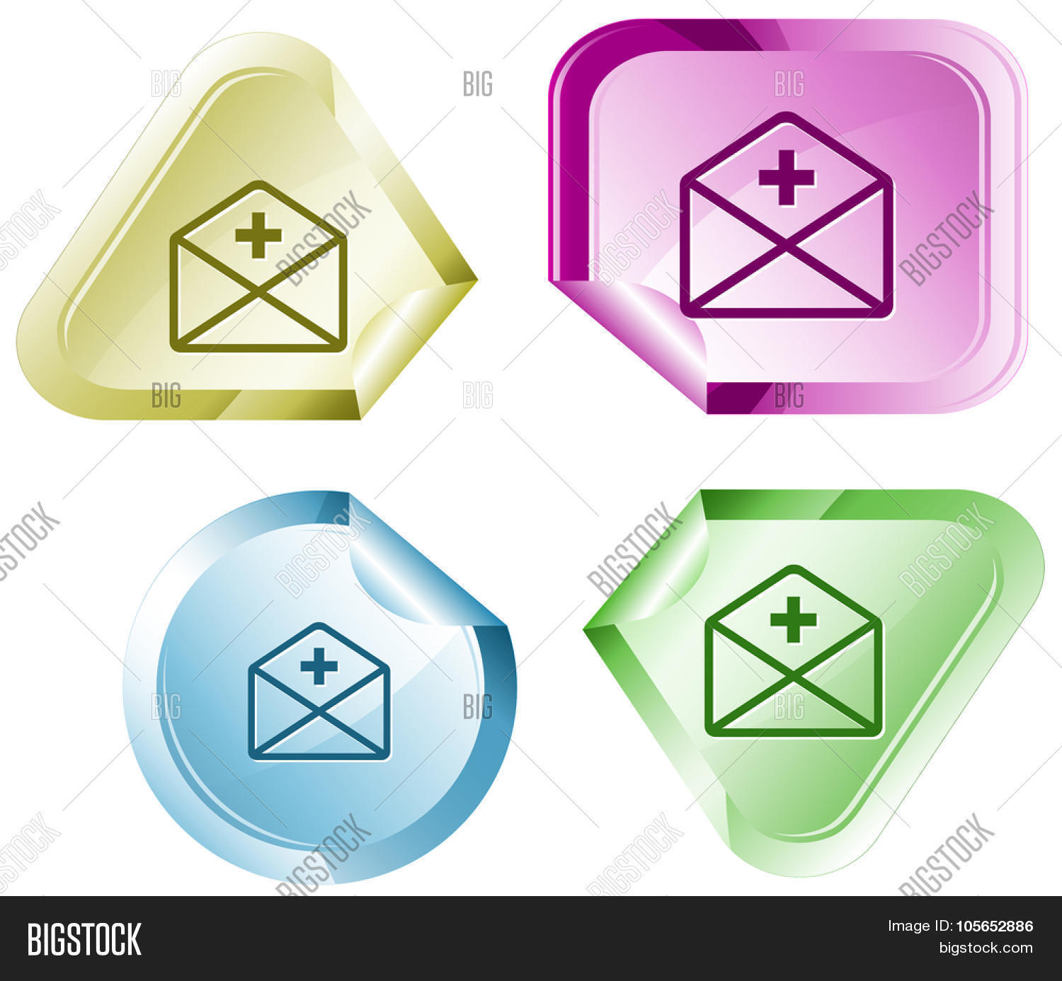 Mail Plus. Raster Image & Photo (Free Trial) | Bigstock