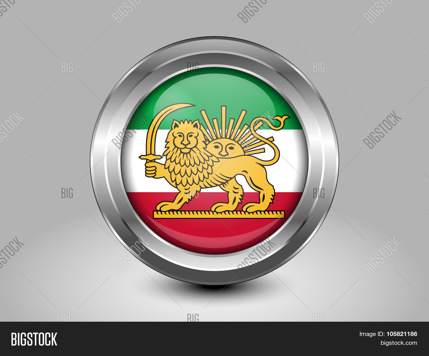 Variant Flag Iran Vector & Photo (Free Trial) | Bigstock