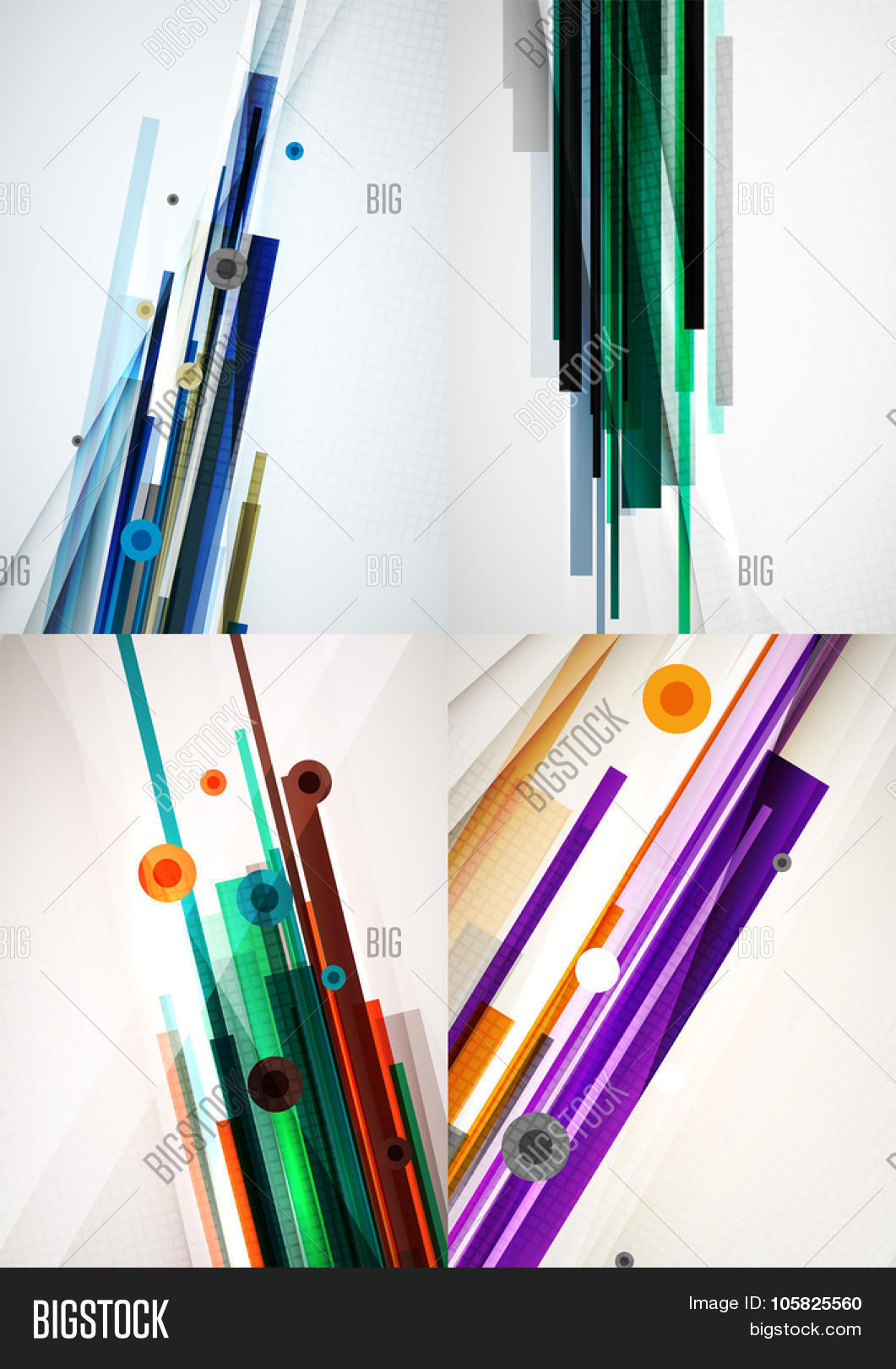 Set Colorful Abstract Vector & Photo (Free Trial) | Bigstock