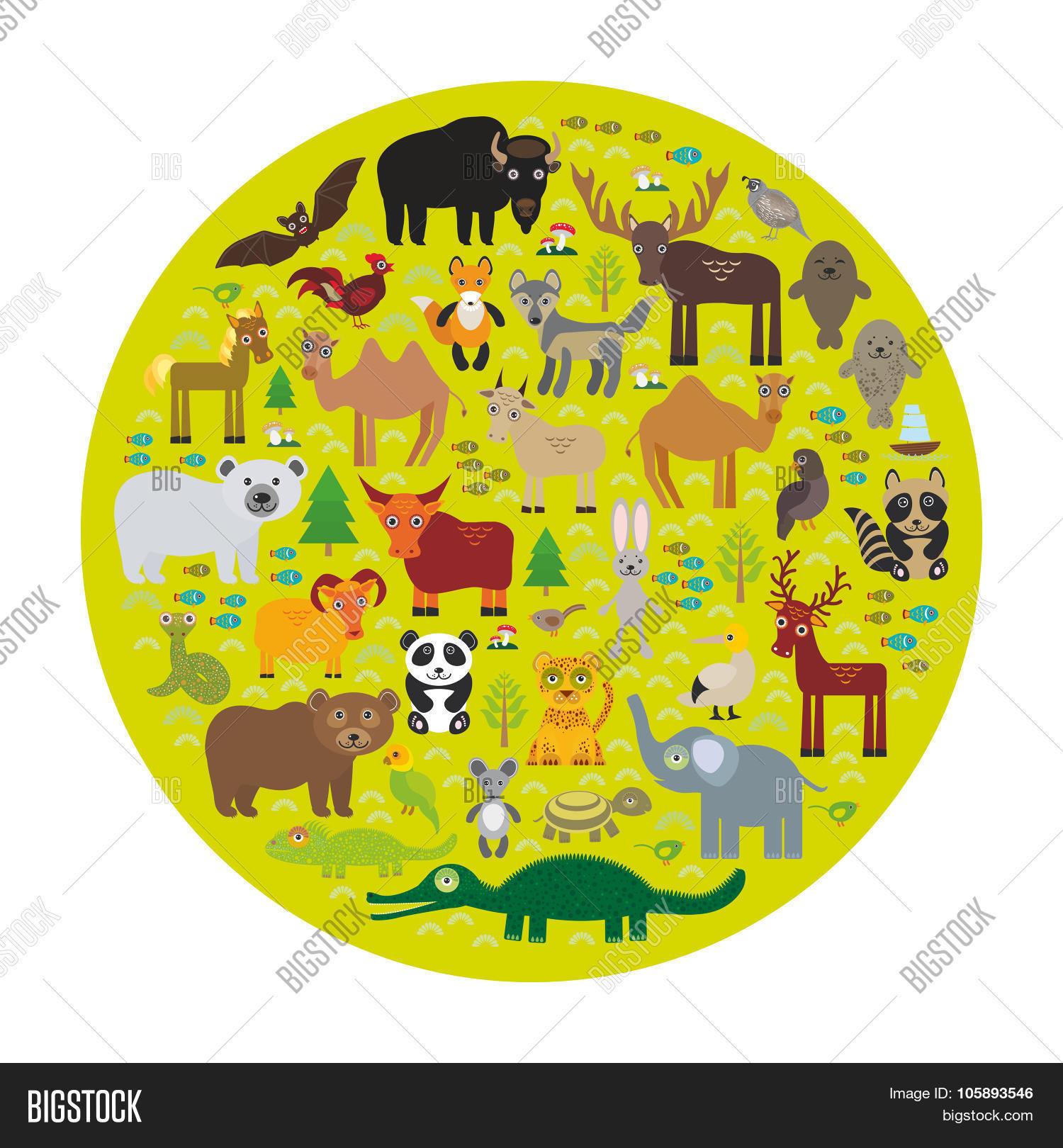 Eurasia Animal Bison Vector & Photo (Free Trial) | Bigstock