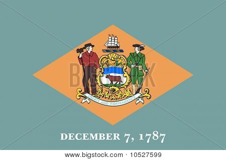 Delaware State Flag Image & Photo (Free Trial) | Bigstock