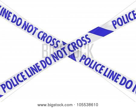 Blue White Police Line Image & Photo (Free Trial) | Bigstock