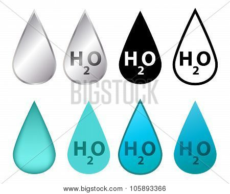 Set Water Sign Symbol Vector & Photo (Free Trial) | Bigstock