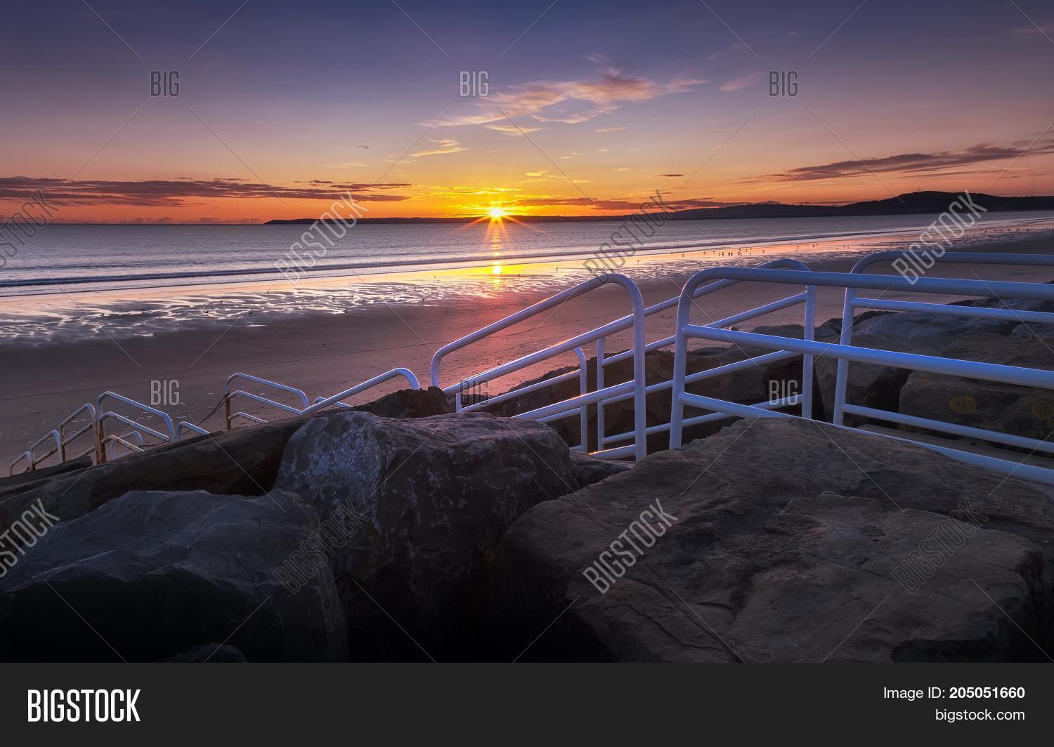 Sunset Over Swansea Image & Photo (Free Trial) | Bigstock