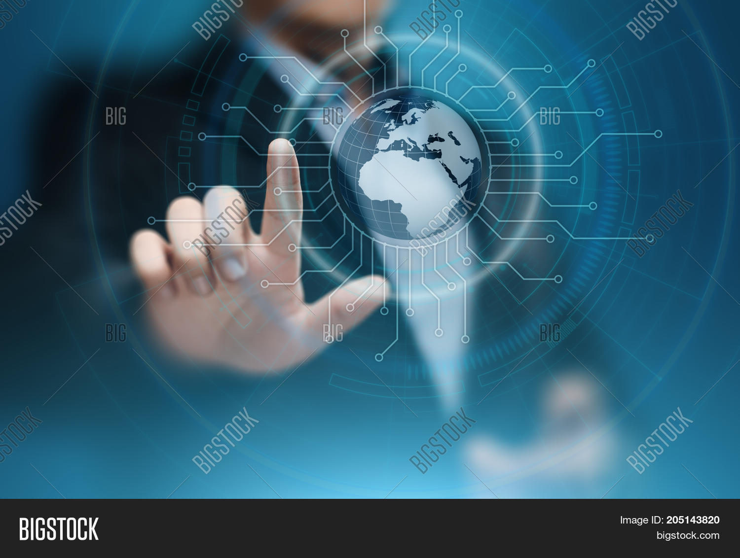Digital Global Network Image & Photo (Free Trial) | Bigstock
