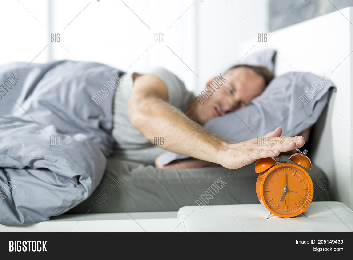 Time Wake . Tired Man Image & Photo (Free Trial) | Bigstock