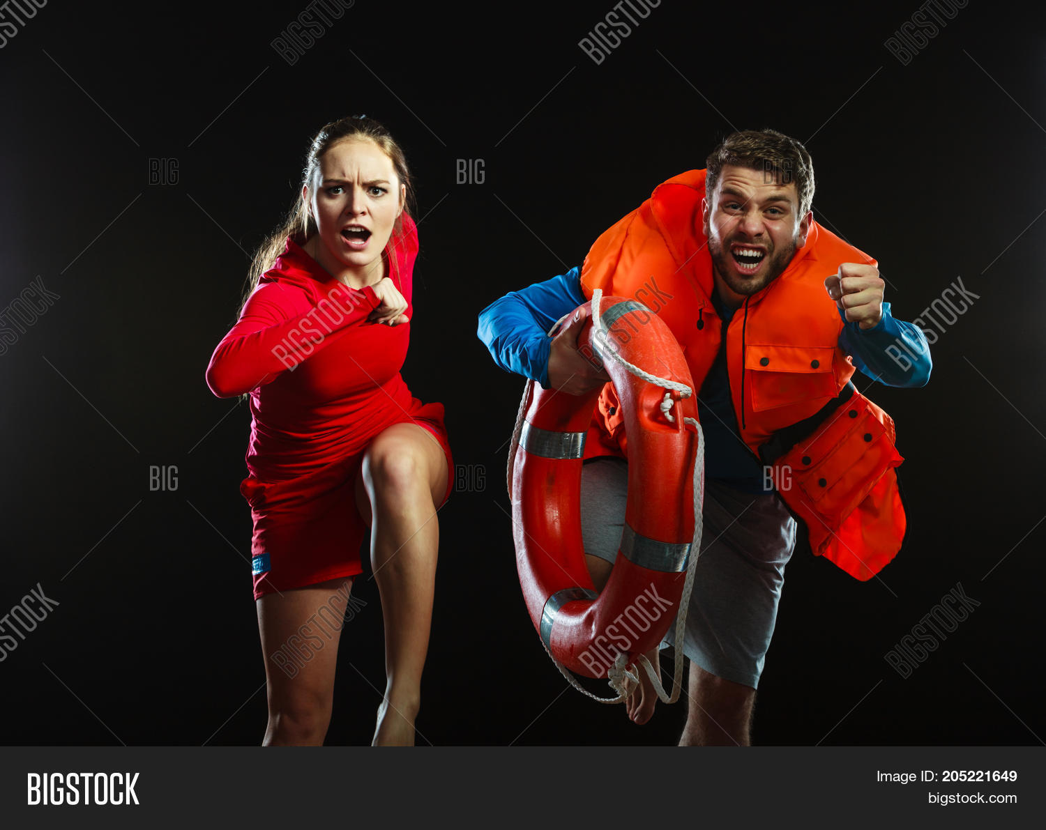 Lifeguards Rescue Ring Image & Photo (Free Trial) | Bigstock