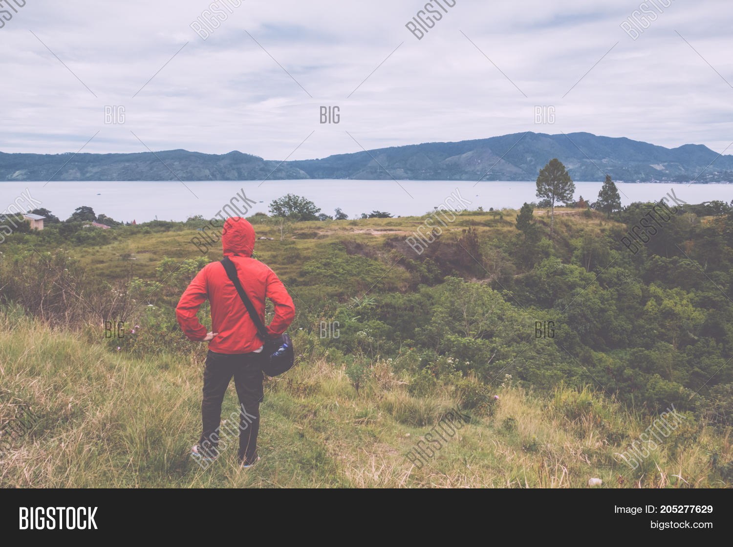 Man Standing On Hill Image & Photo (Free Trial) | Bigstock