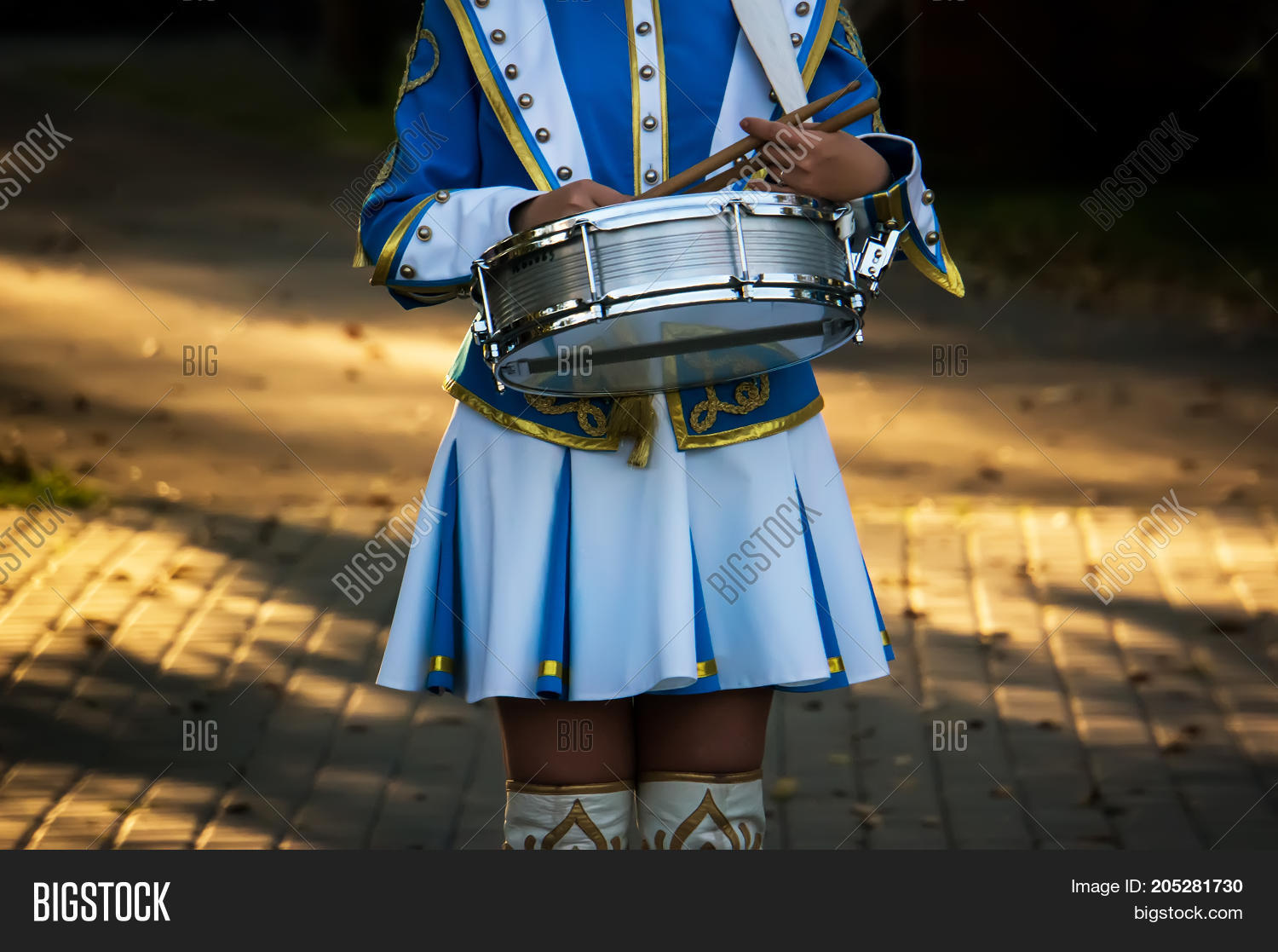 Girl Drummer Holds Image & Photo (Free Trial) | Bigstock