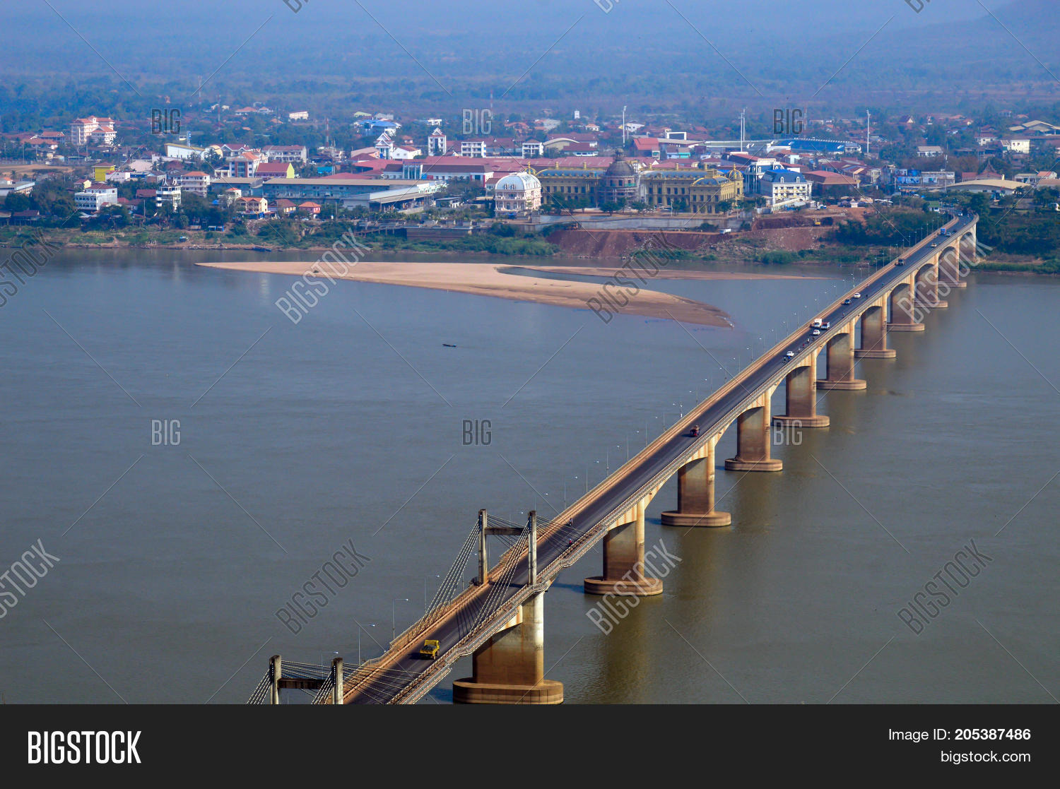 Lao-nippon Bridge, Image & Photo (Free Trial) | Bigstock