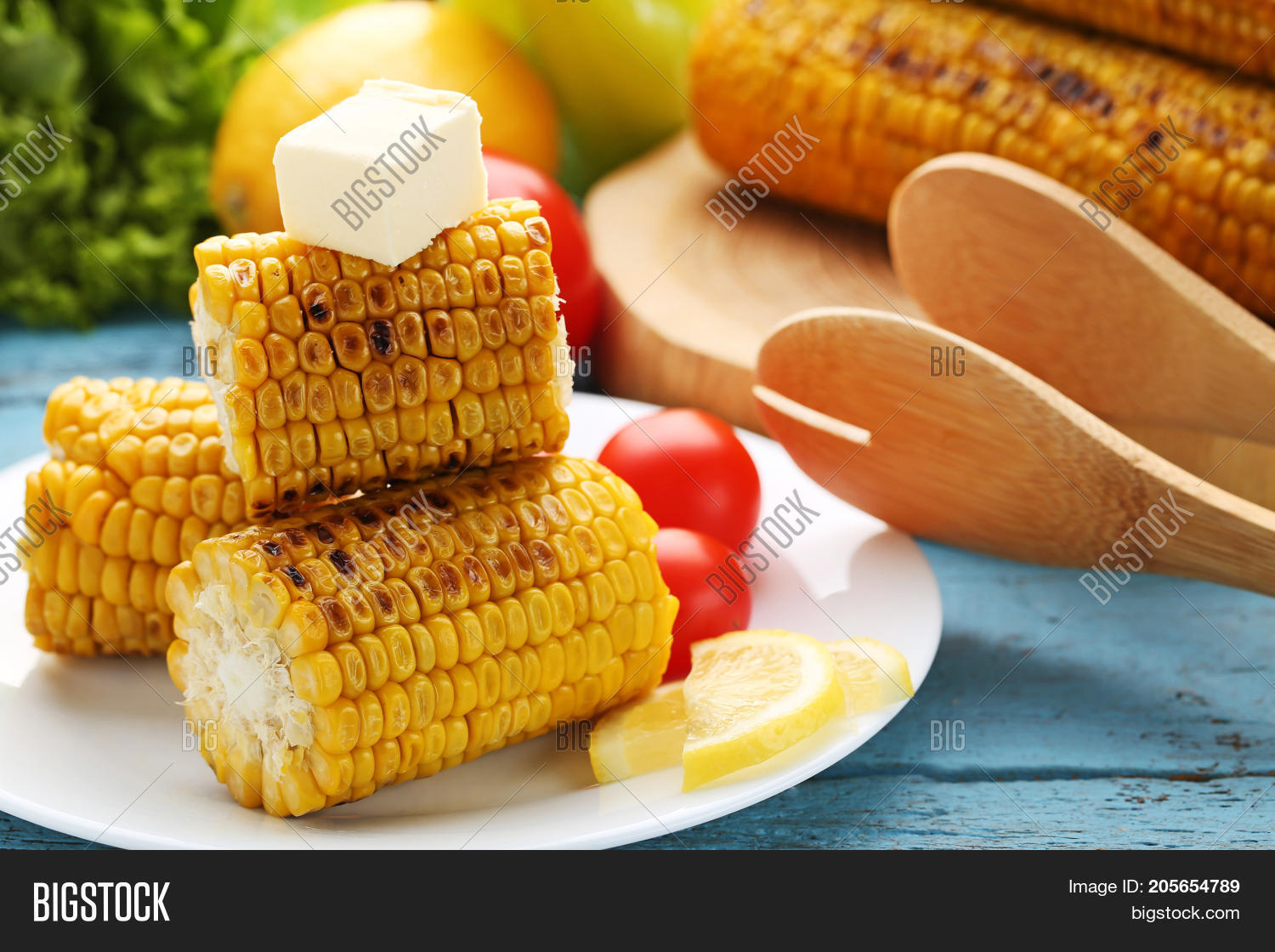 Tasty Grilled Corns Image & Photo (Free Trial) | Bigstock