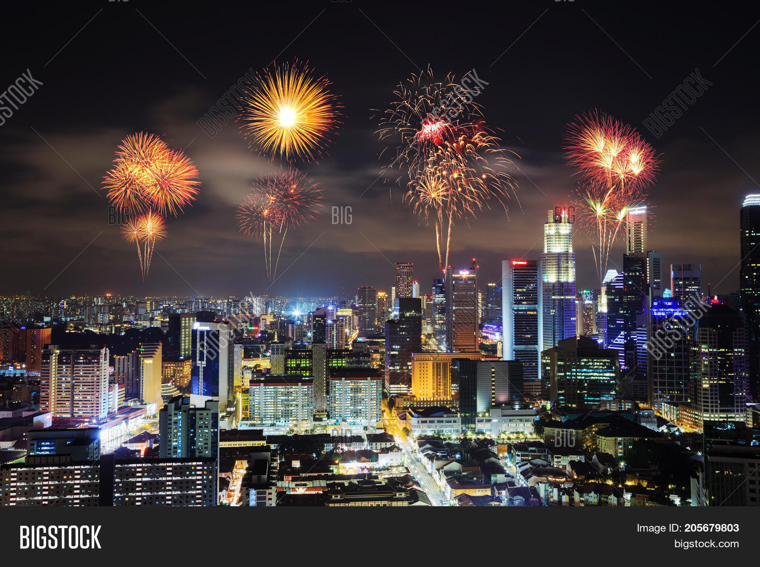 Beautiful Firework Image & Photo (Free Trial) | Bigstock