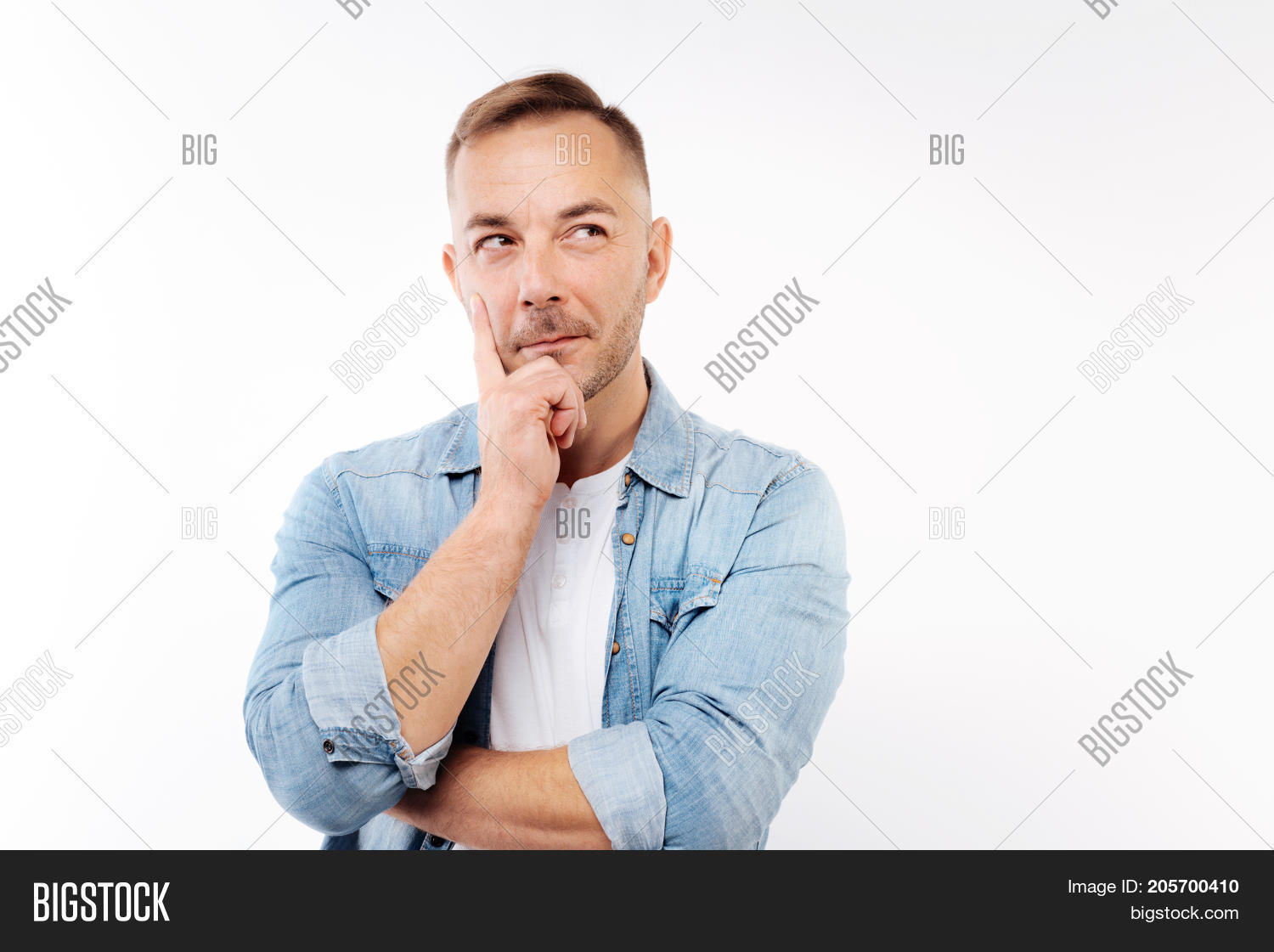Pensive Mood. Portrait Image & Photo (Free Trial) | Bigstock