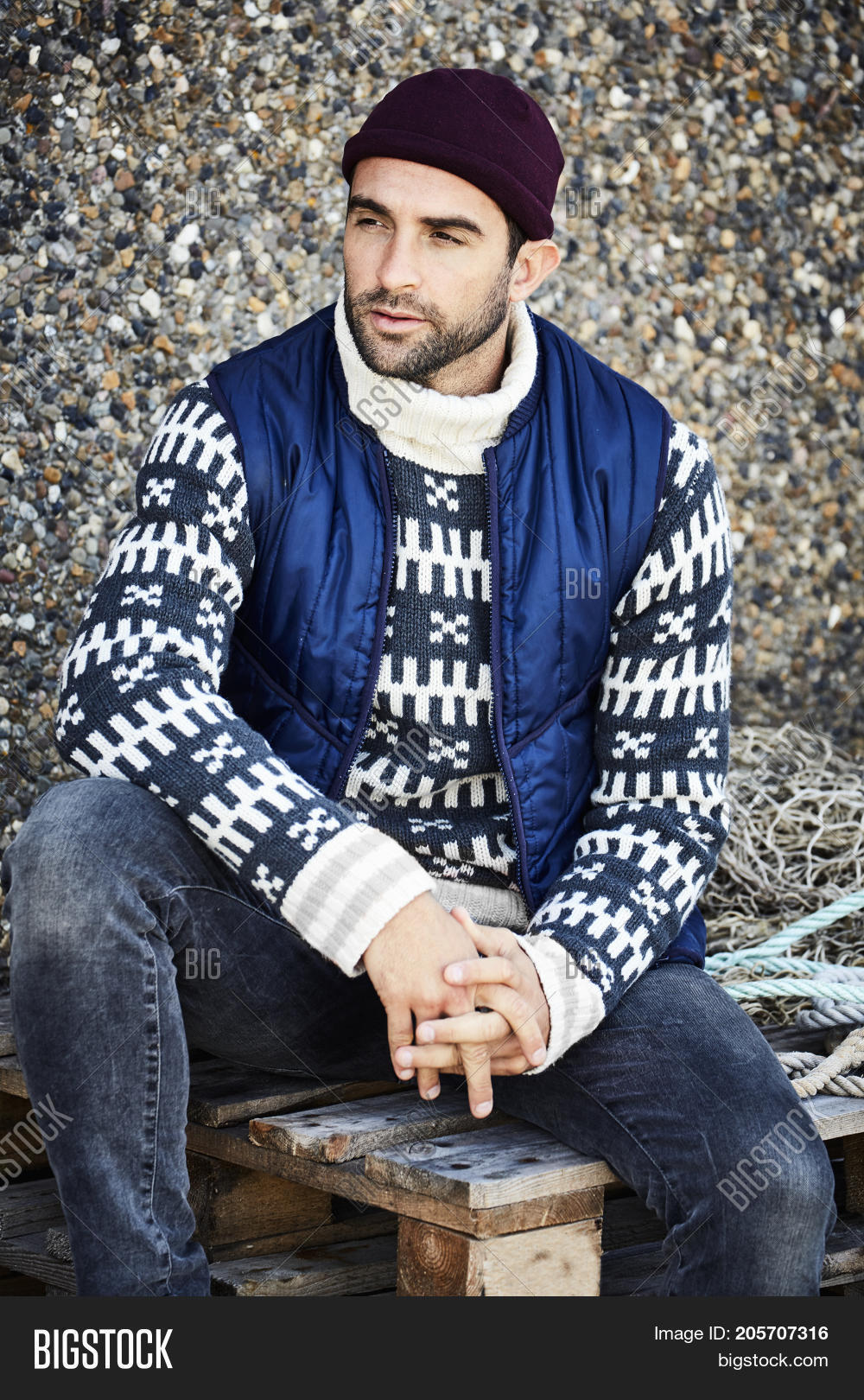 Fisherman Wearing Image & Photo (Free Trial) | Bigstock