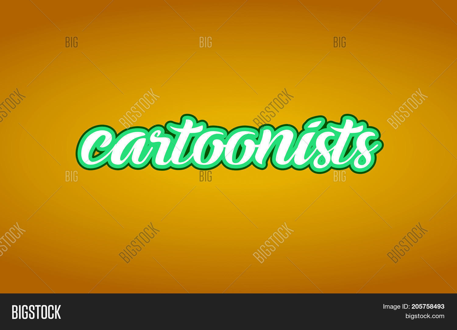 Cartoonists Word Text Vector & Photo (Free Trial) | Bigstock
