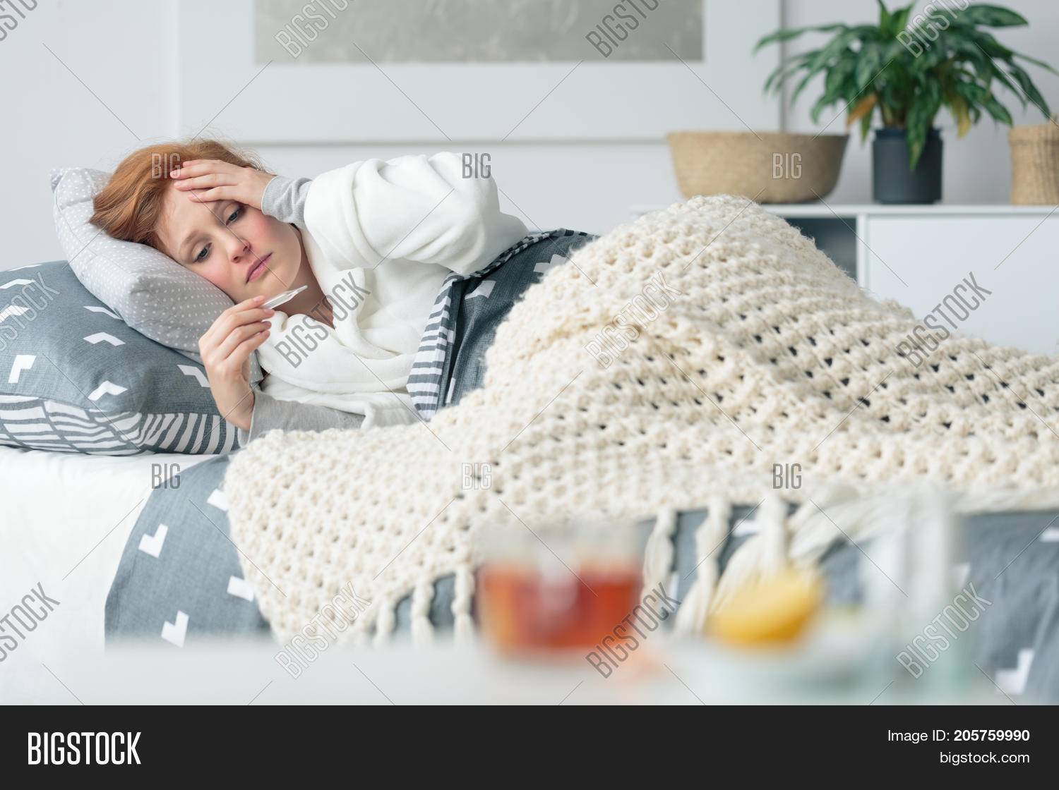 Ill Woman Looking Image & Photo (Free Trial) | Bigstock