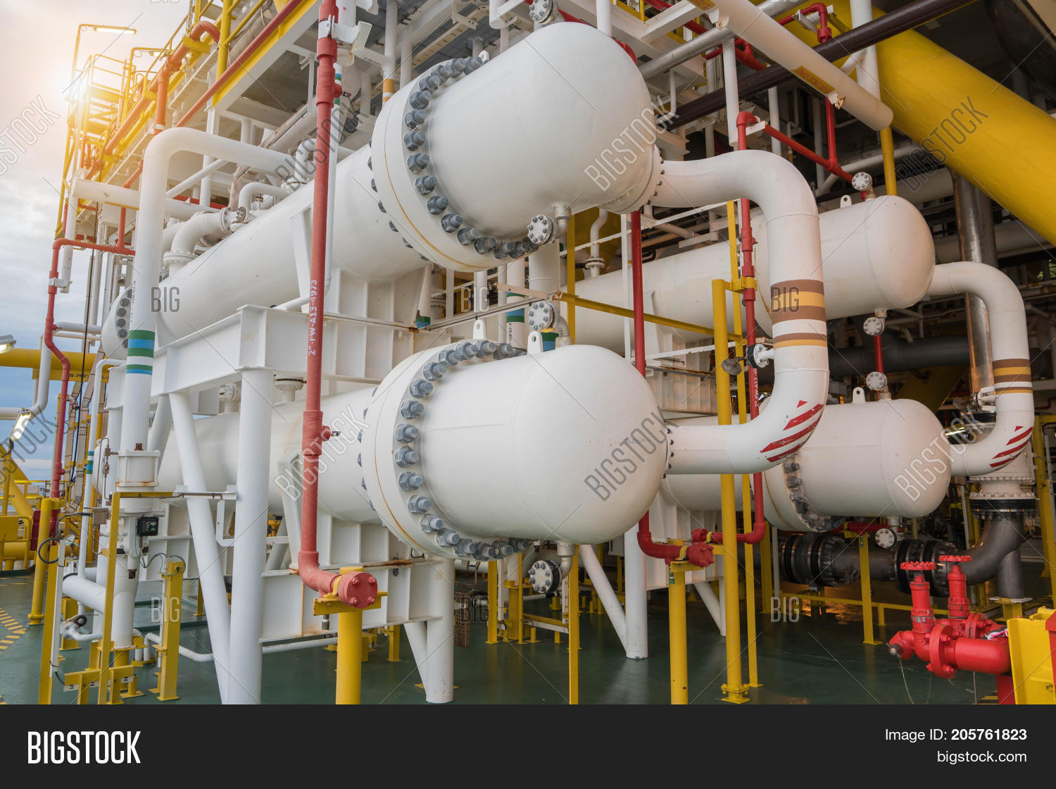 Gas Cooler Oil Gas Image & Photo (Free Trial) | Bigstock