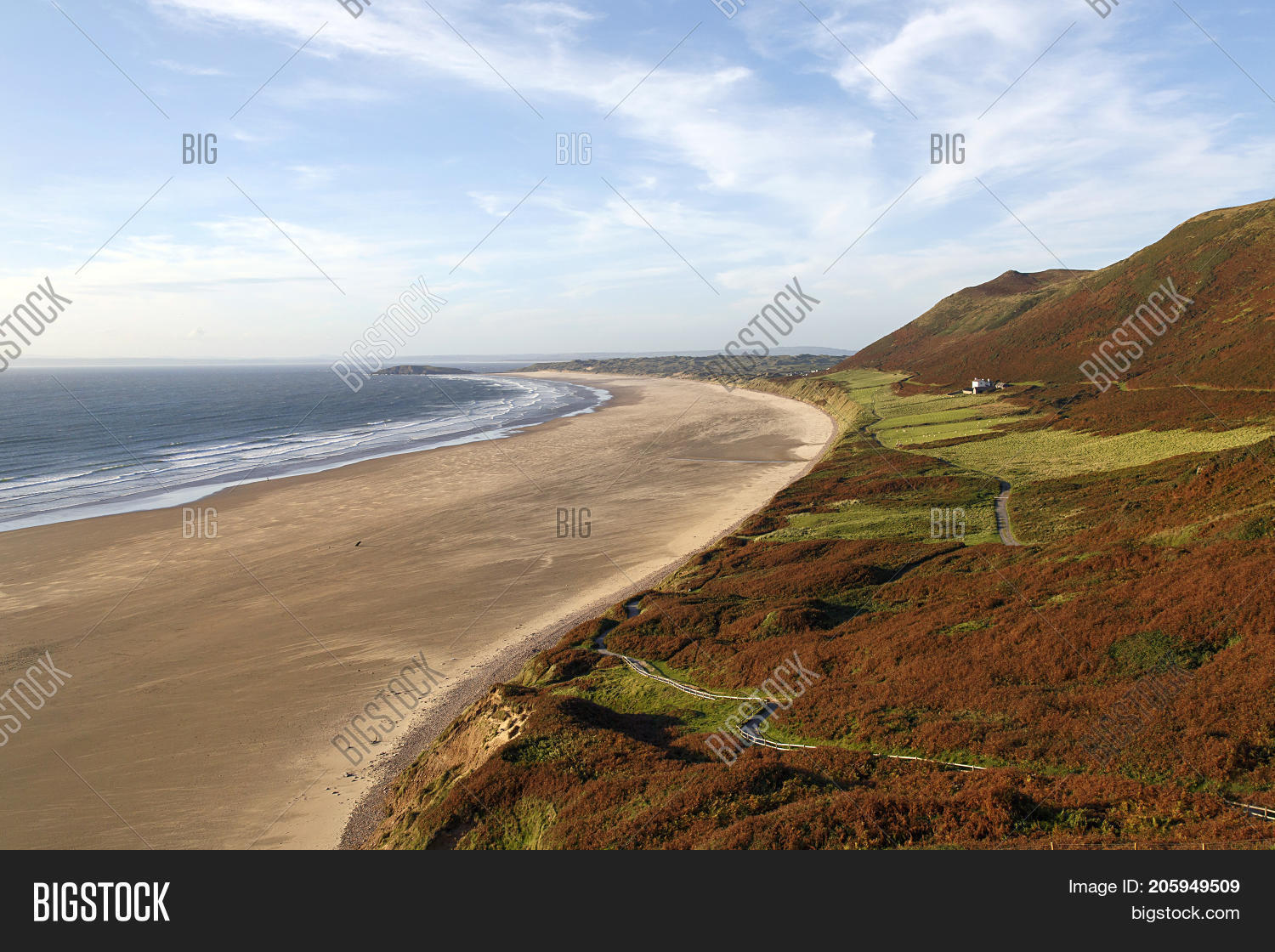 Rhossili Bay Three Image & Photo (Free Trial) | Bigstock