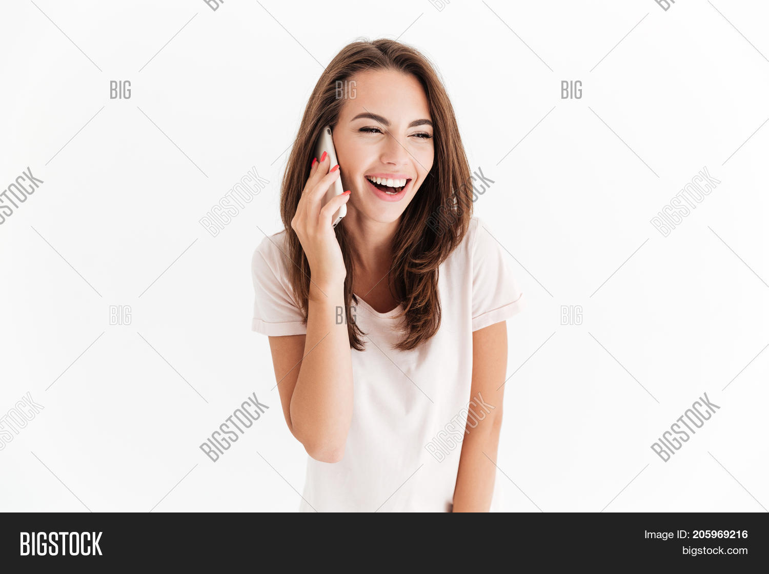 Pretty Laughing Woman Image & Photo (Free Trial) | Bigstock