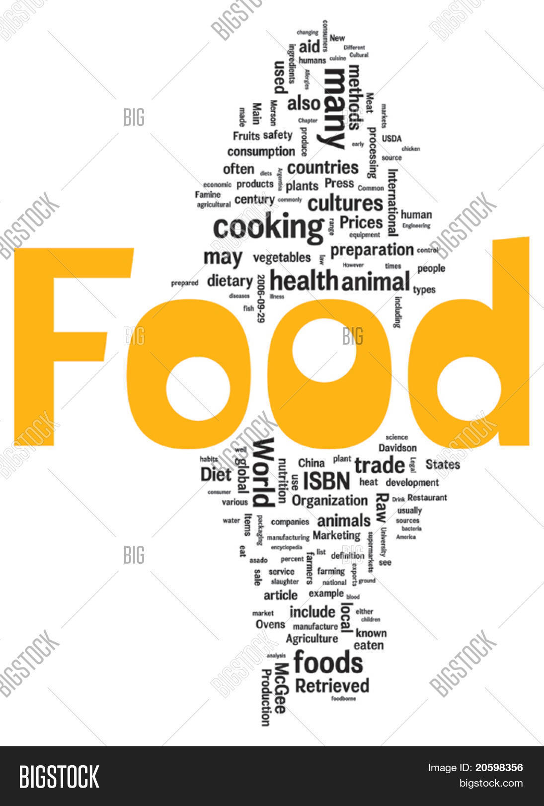 Food Word Cloud Vector & Photo (Free Trial) | Bigstock