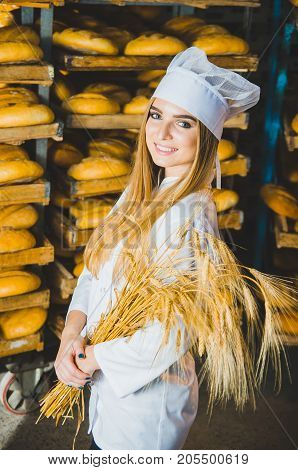 Bakery. Bread. Girl Image & Photo (Free Trial) | Bigstock