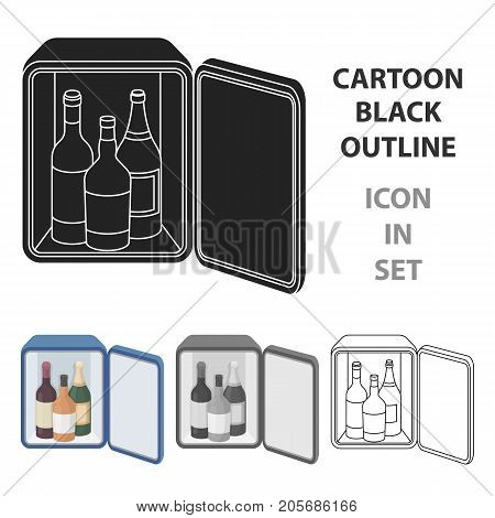 Mini-bar Icon Cartoon Vector & Photo (Free Trial) | Bigstock