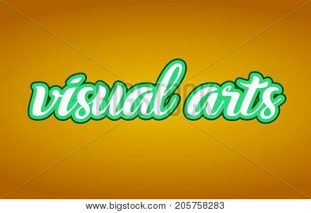 Visual Arts Word Text Vector & Photo (Free Trial) | Bigstock
