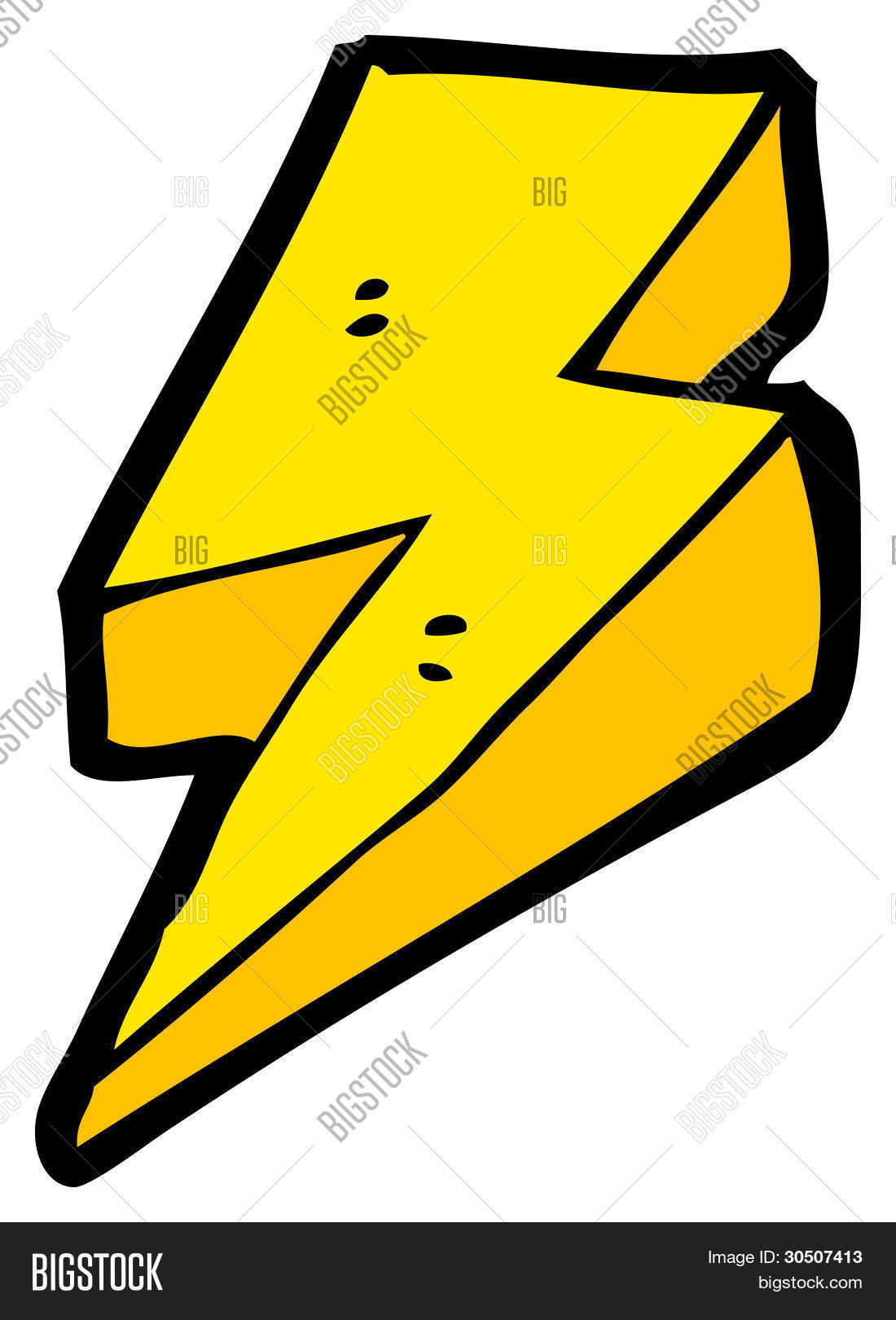 Lightning Bolt Cartoon Image & Photo (Free Trial) | Bigstock