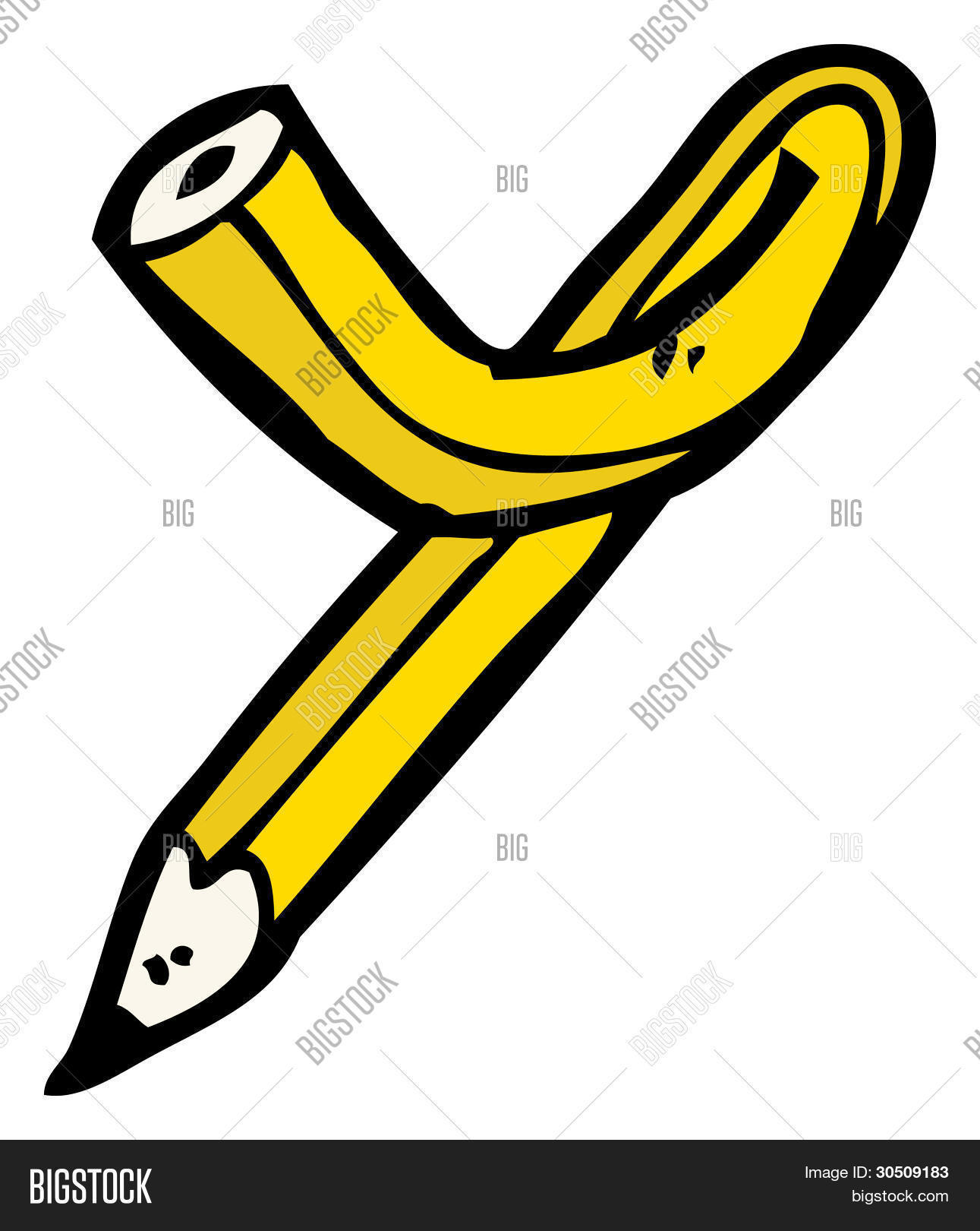 Pencil Shaped Letter Y Image & Photo (Free Trial) | Bigstock
